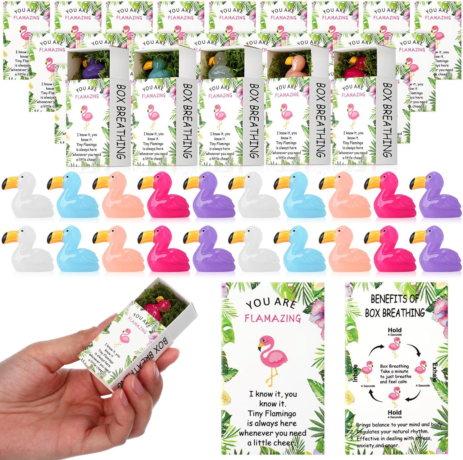 Amazon.com: Marsui 50 Pcs Flamingos Appreciation Gifts for Employee ...