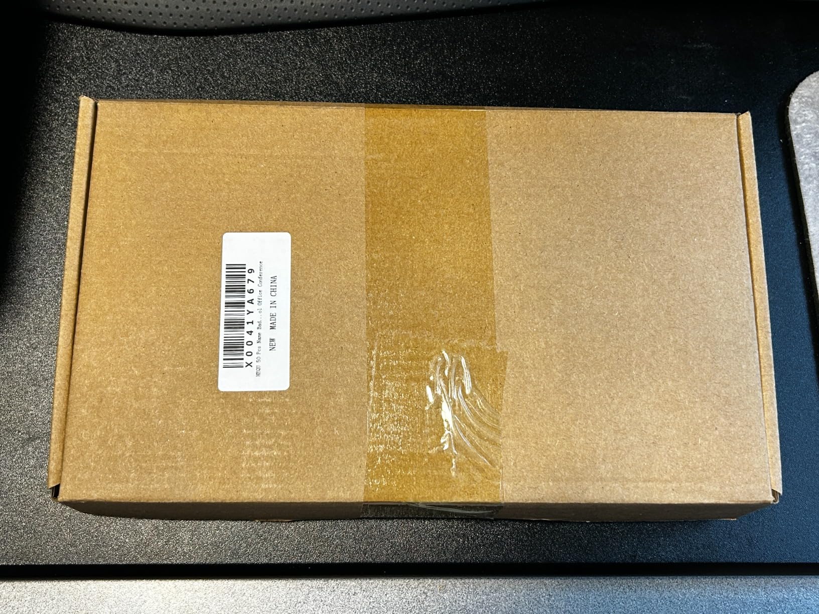 HEQU Name Badges, 50 Pcs Badge Holder with Metal Clips and Pins Clear ...