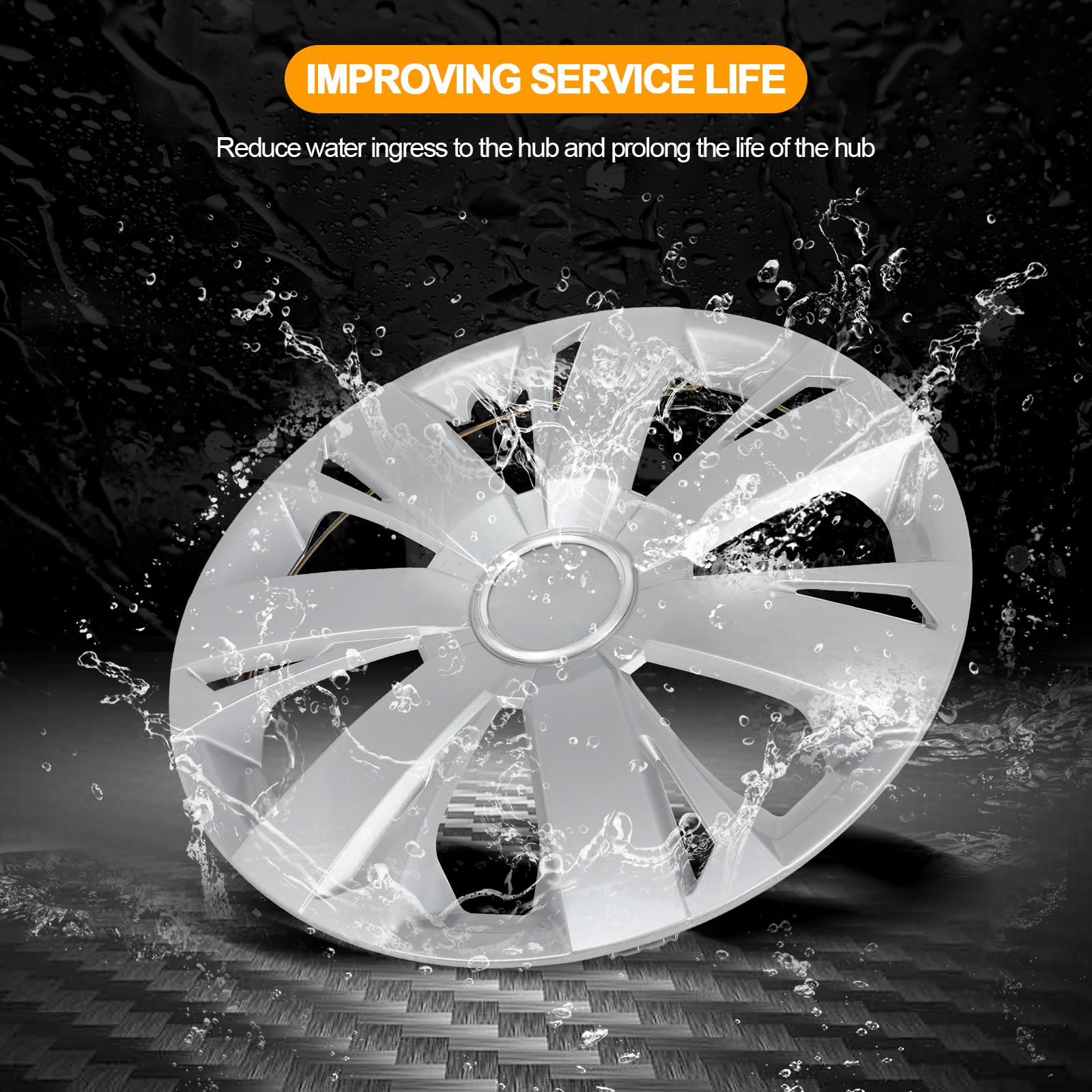 Snapklik.com : OCPTY Car Wheel Rim Skin Cover Hub Caps Hubcap Wheel ...