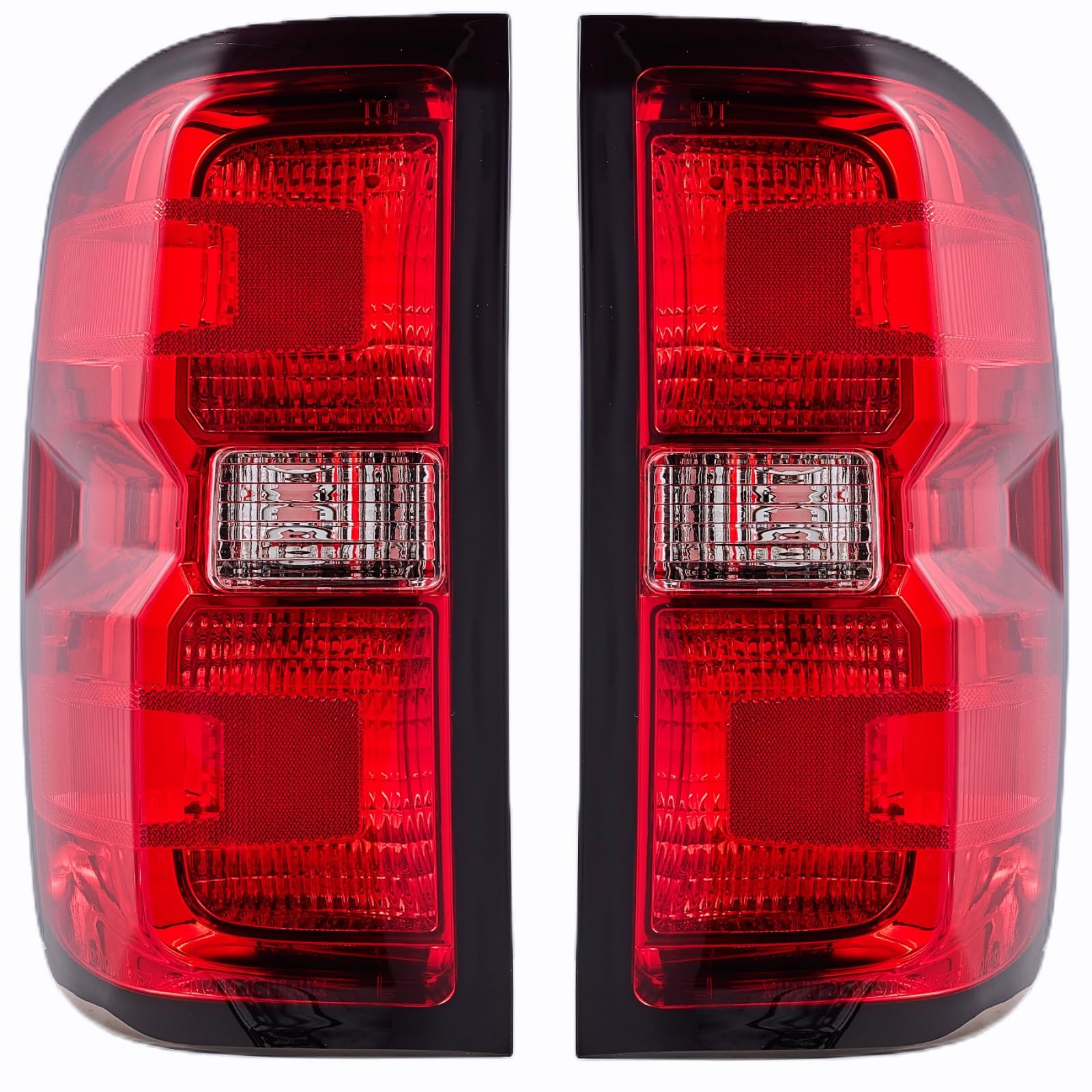 Tail Lights Rear Lamp Brake lights Compatible with Chevy Chevrolet ...