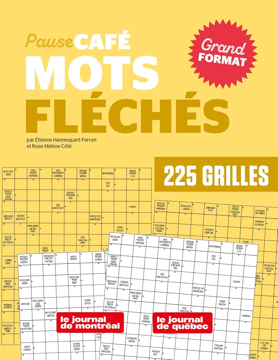 Pause-café - Mots fléchés (Grand format) No.1: Jeux inédits - 225 ...