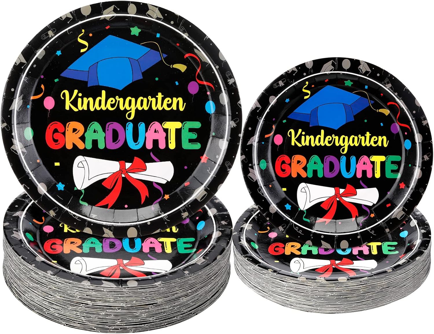 Amazon.com: Sumind 100 Pieces Preschool Graduation Party Decoration ...