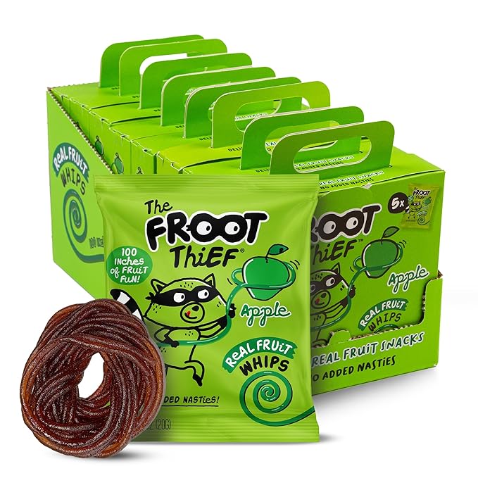 Amazon.com: The FROOT Thief Real Fruit Snack Whips, Apple, Nut Free ...