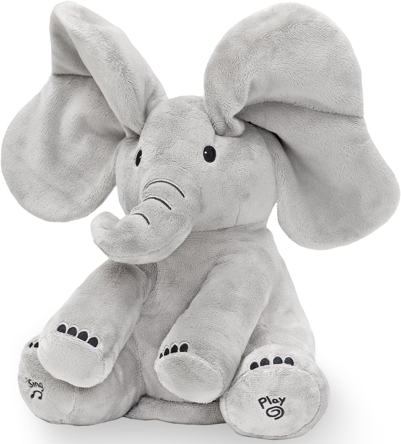 Tippi Peek a Boo Elephant Toy - Interactive Singing Elephant Teddy With ...
