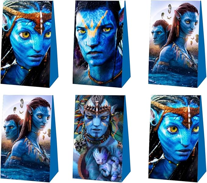 Amazon.com: EKIH 12pcs Avatar 2 Party Favor Gift Bags for Avatar ...