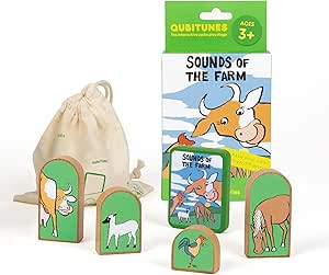 Amazon.com: QUBITUNES Interactive Audio Play Stage Game | Sounds of The ...
