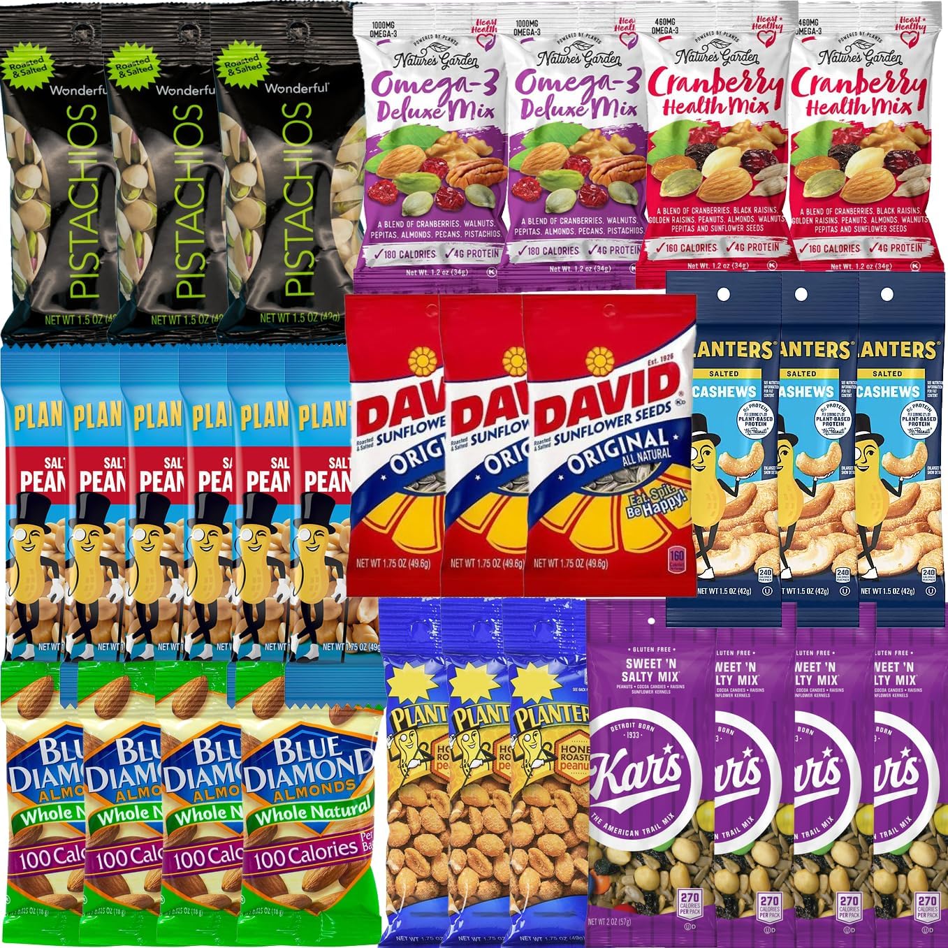 Amazon.com : Ultimate Nut Snack Bundle | Individual healthy snacks for ...