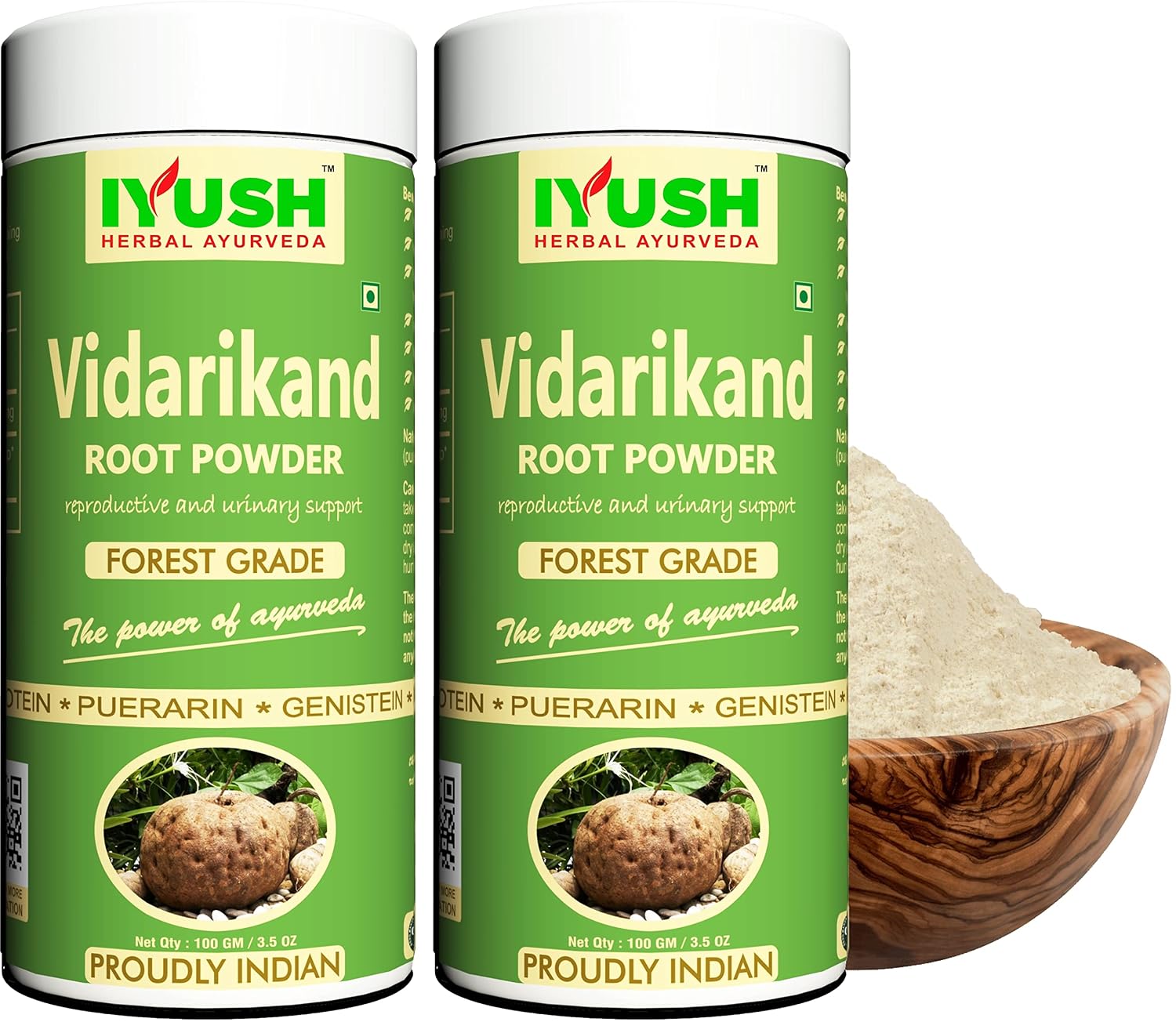 Buy IYUSH Herbal Ayurveda Vidharikand Powder (pack of 2) - 100gm each ...