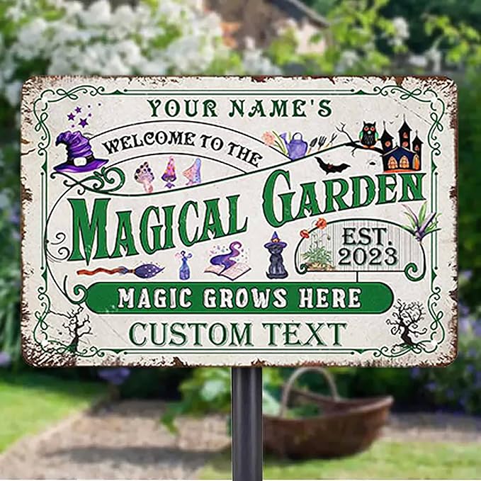 Amazon.com : Personalized Metal Signs with Name Made in USA Custom ...