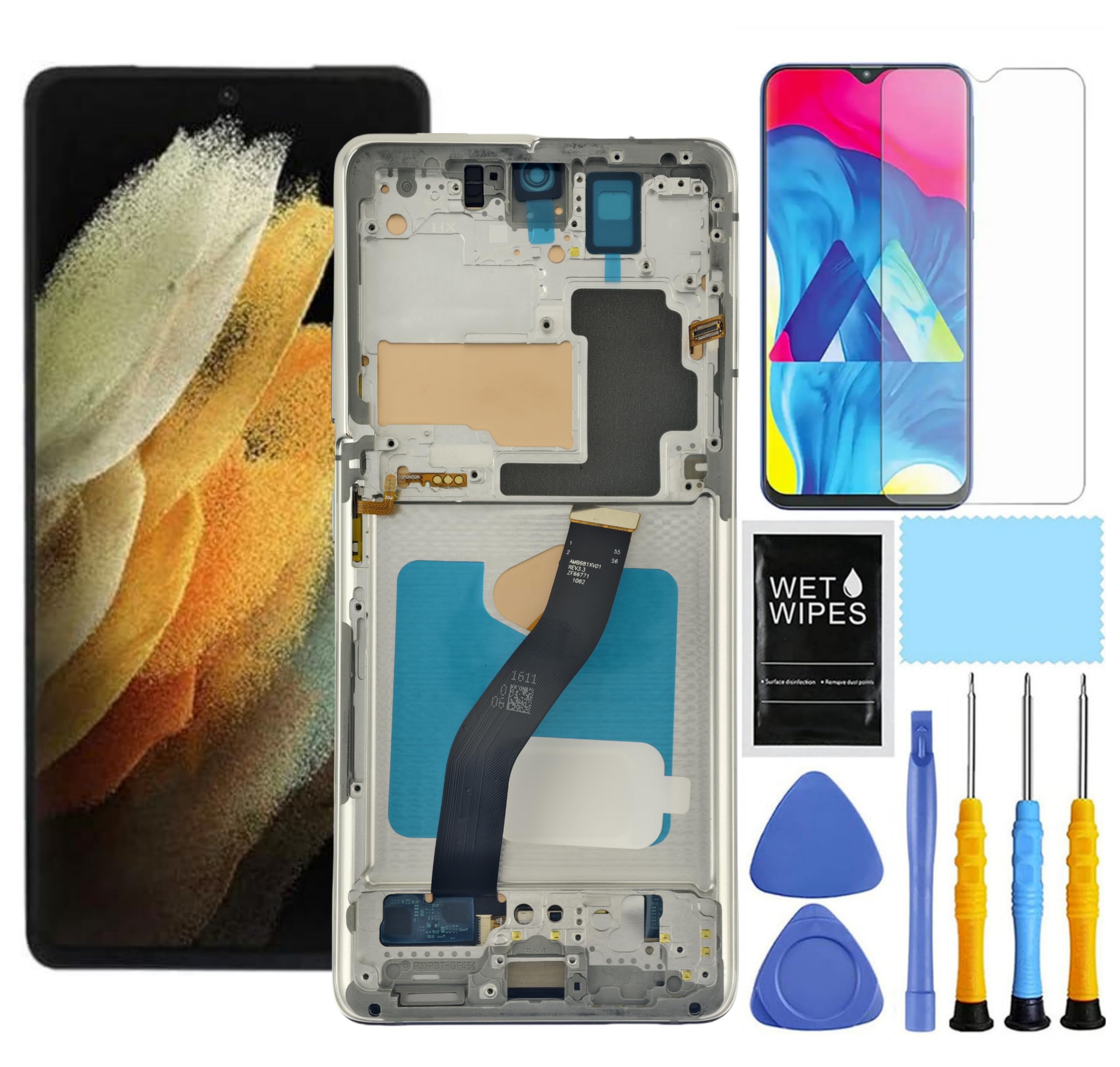 Snapklik.com : ZTOOYO AMOLED For Samsung Galaxy S21 Ultra 5G Screen ...