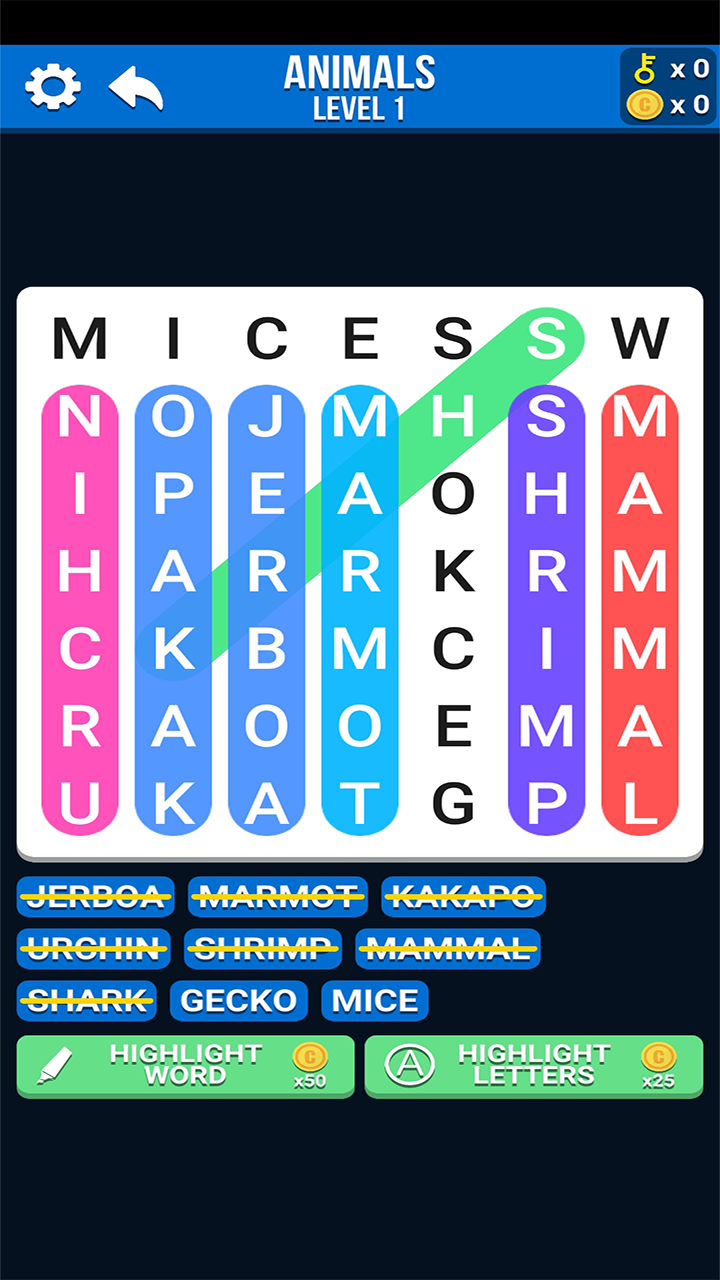 Word Search Puzzle - Free Crossword Puzzle Game - App on Amazon Appstore