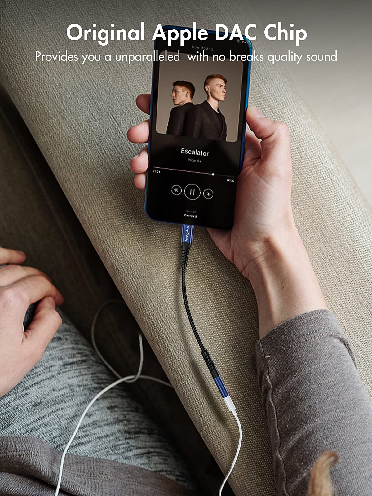 Snapklik.com : Mangotek Lightning To 3.5mm Headphone Jack Adapter