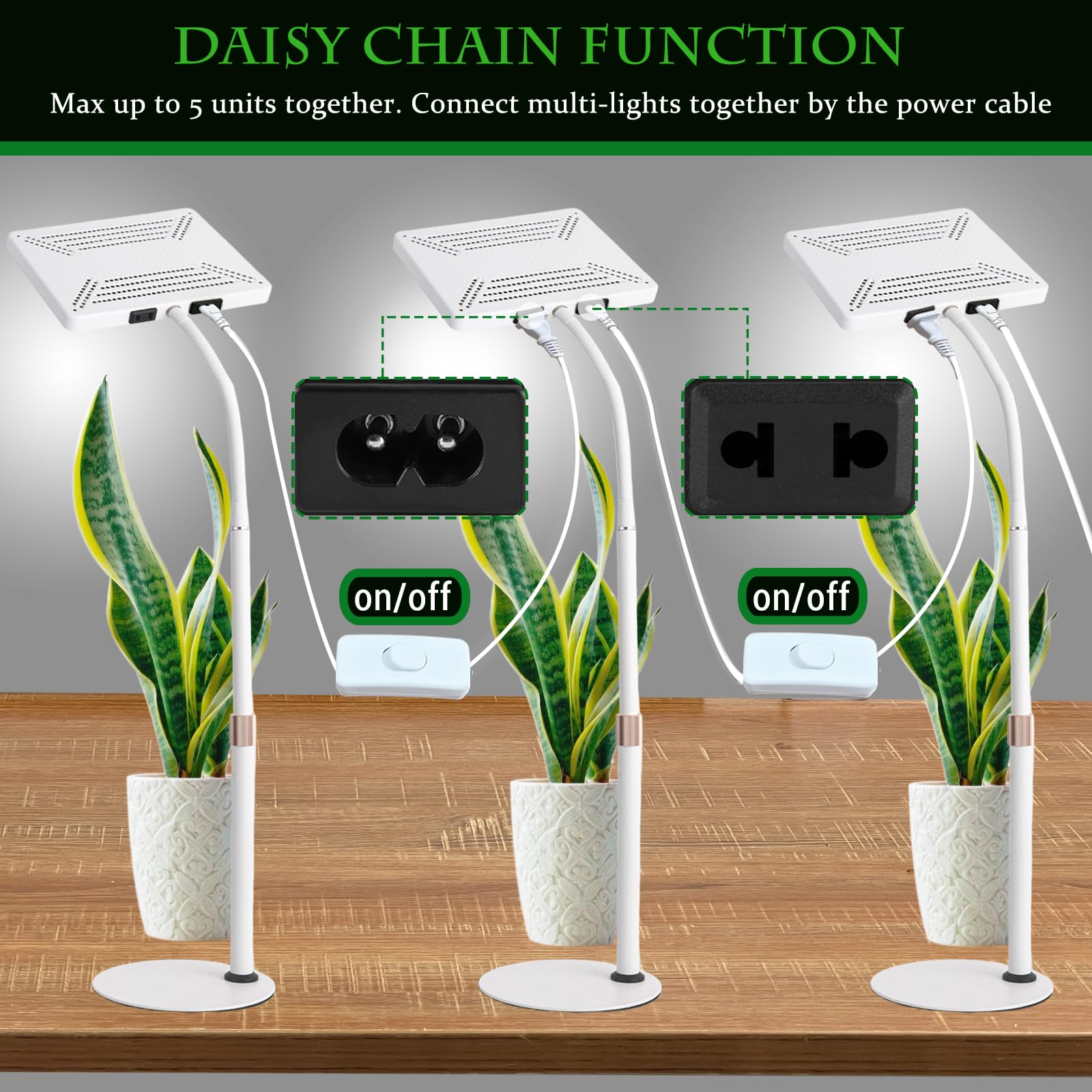 Snapklik.com : GroCruiser Desk Grow Lights For Indoor Plants, 200W ...