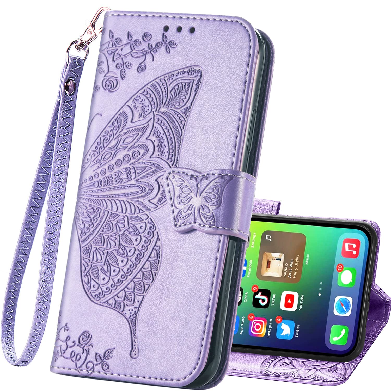 Amazon.com: HAOTP for iPhone 16 Plus Phone Case Wallet,Women Flip Folio ...