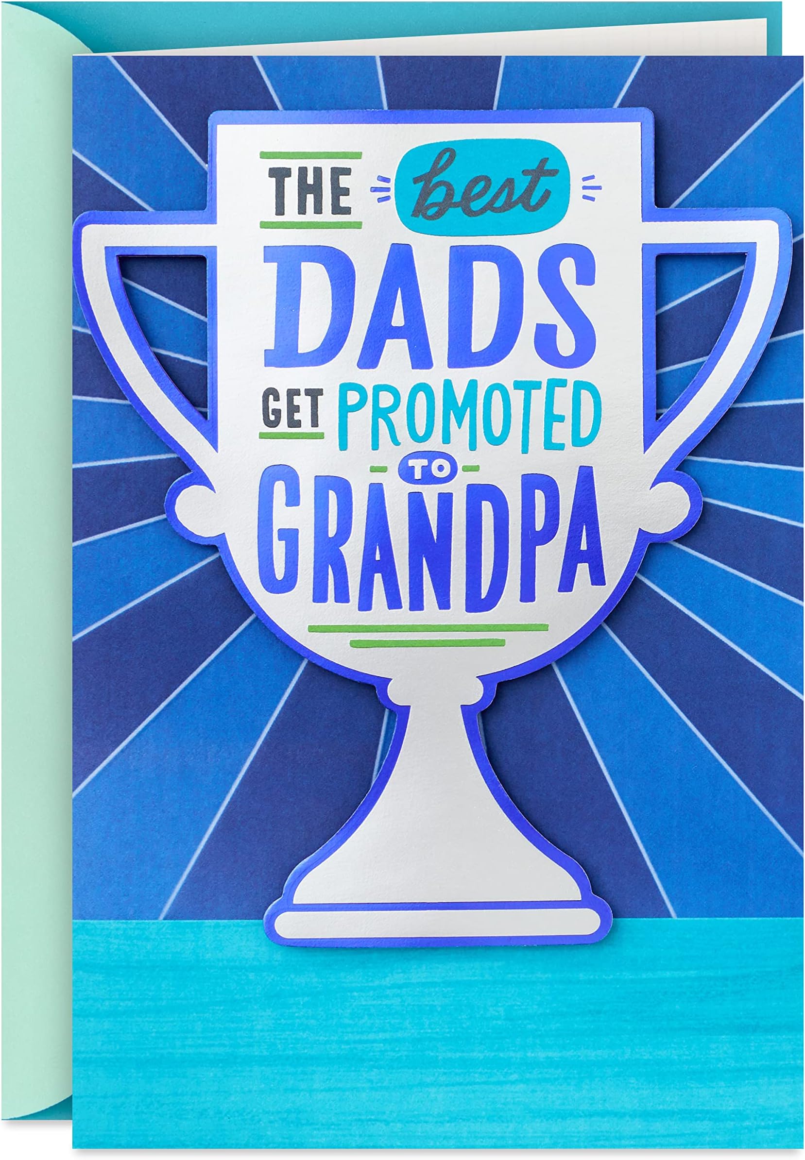 Amazon.com : Hallmark Fathers Day Card for Grandpa (Best Dads Get ...