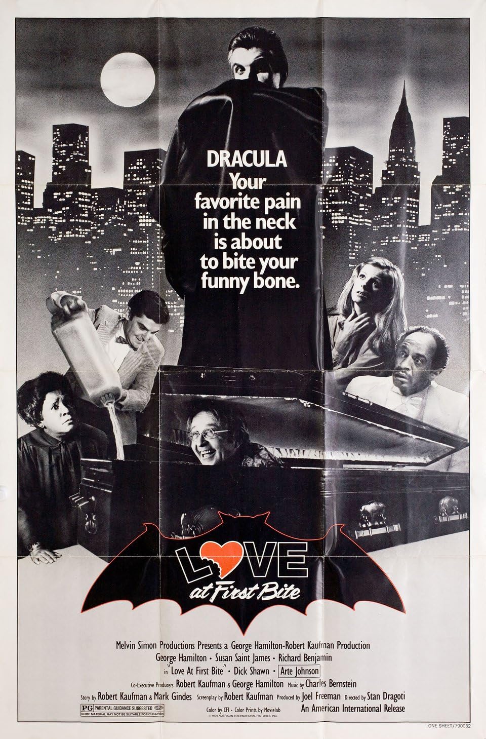 Love at First Bite 1979 U.S. One Sheet Poster at Amazon's Entertainment ...