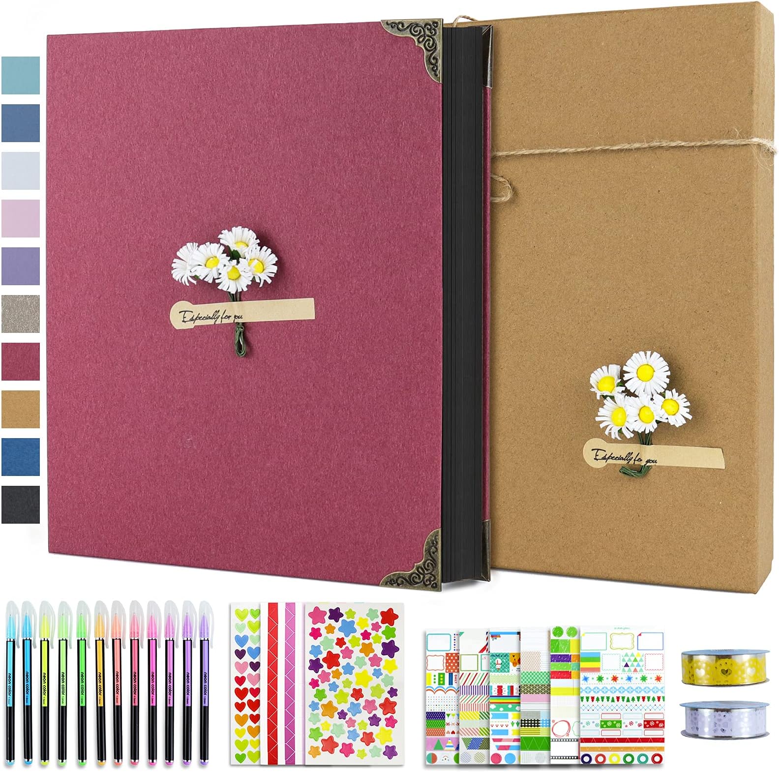 Amazon Scrapbook Album ZEEYUAN Travel Album Leather Photo Album amazon-scrapbook-album-zeeyuan-travel-album-leather-photo-album
