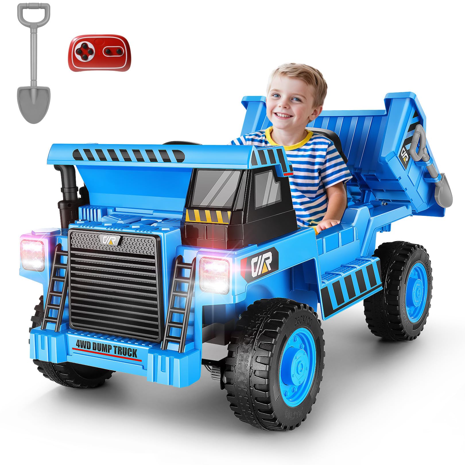 Amazon.com: Hikole Kids Ride On Dump Truck, 12V Electric Truck with ...