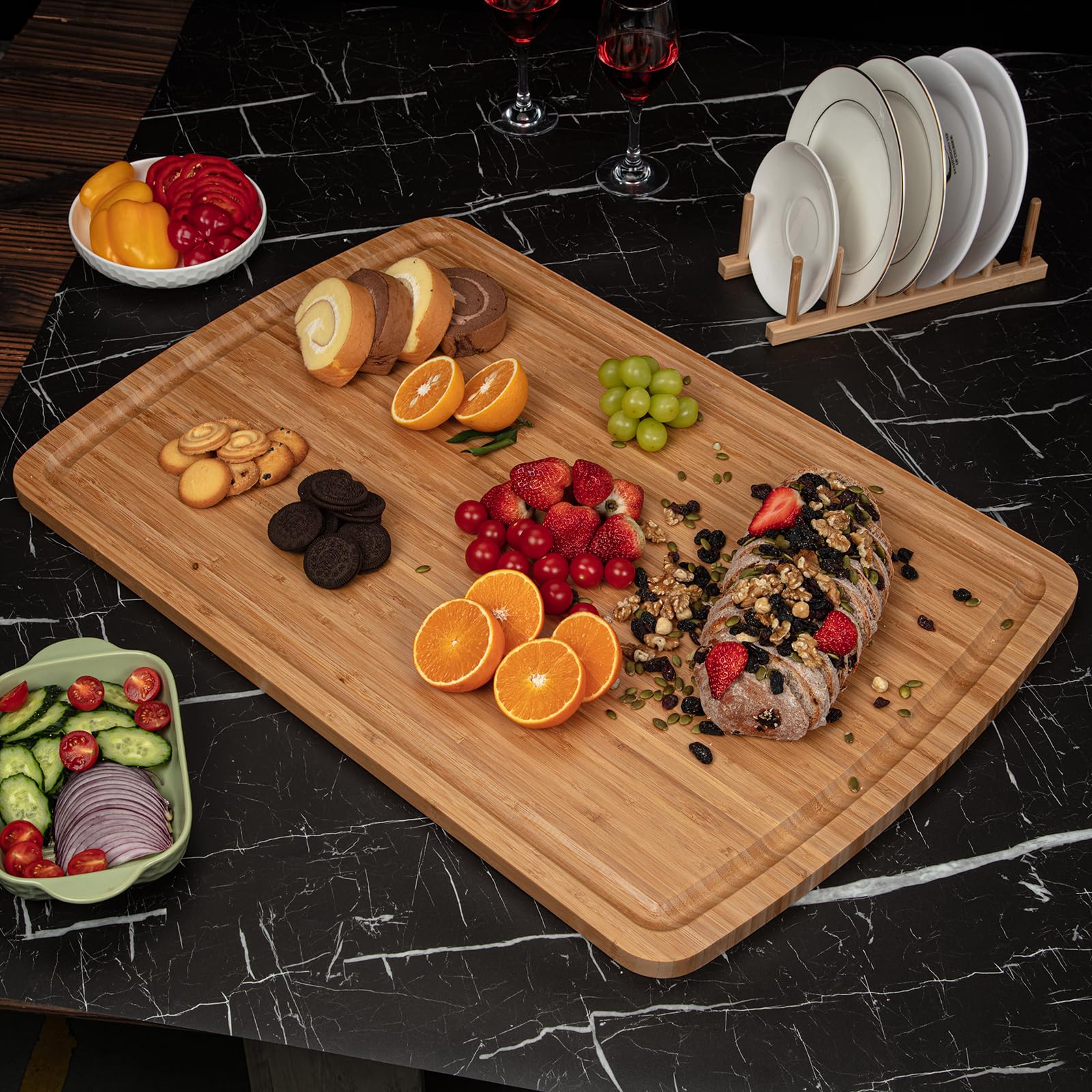 Snapklik.com : Extra Large Cutting Board Heavy Duty Chopping Board