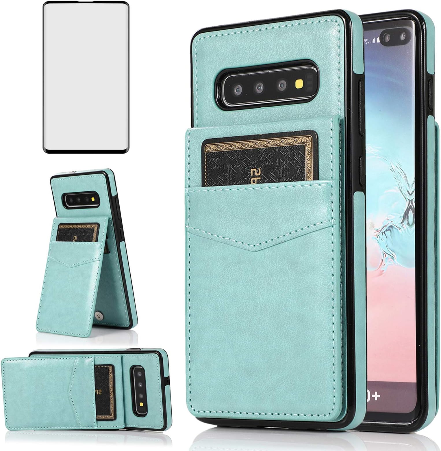 Amazon.com: Phone Case for Samsung Galaxy S10 with Tempered Glass ...