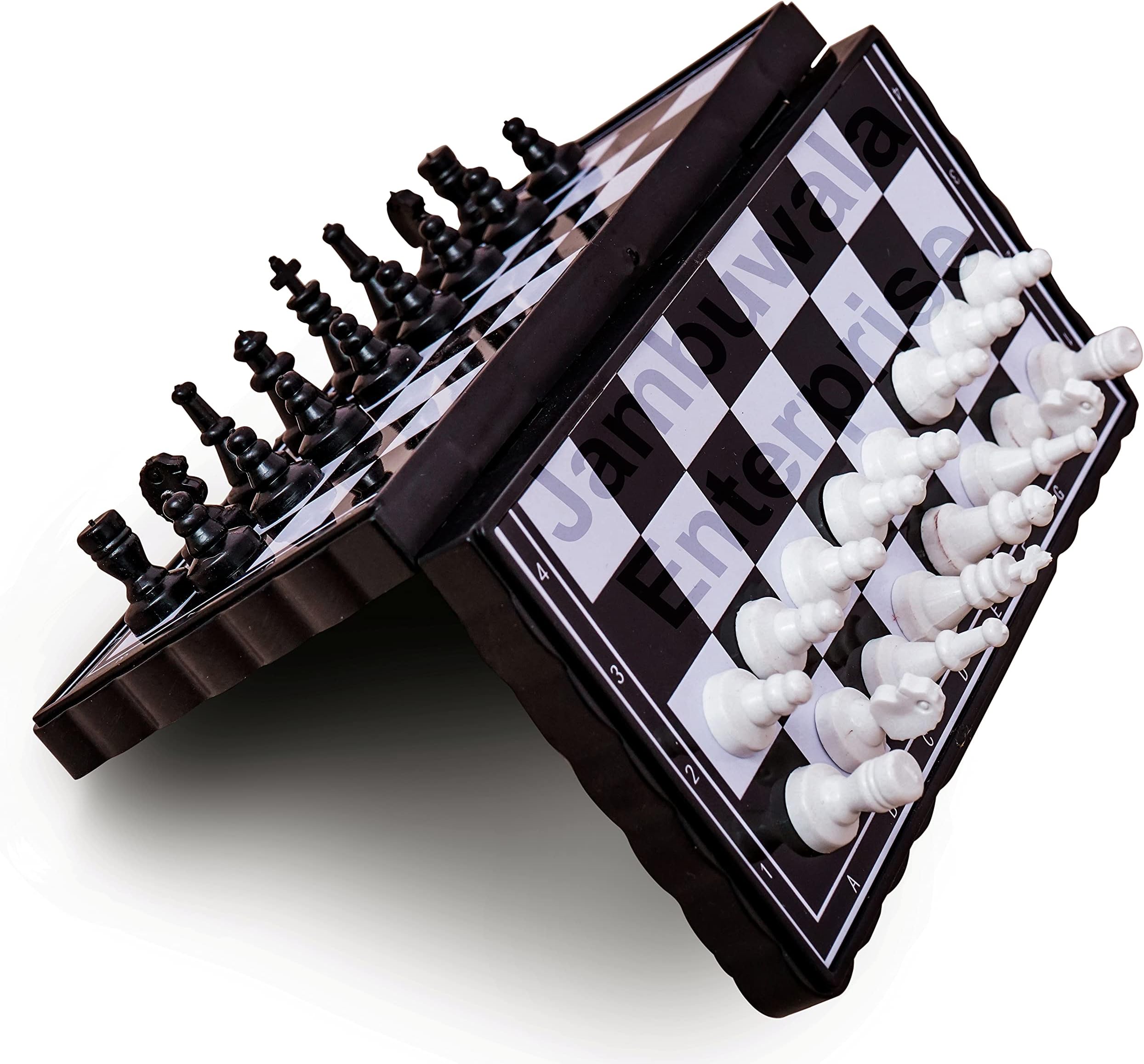 Buy VGRASSP Mini Magnetic Pocket Chess Set Toy for Kids - Foldable ...