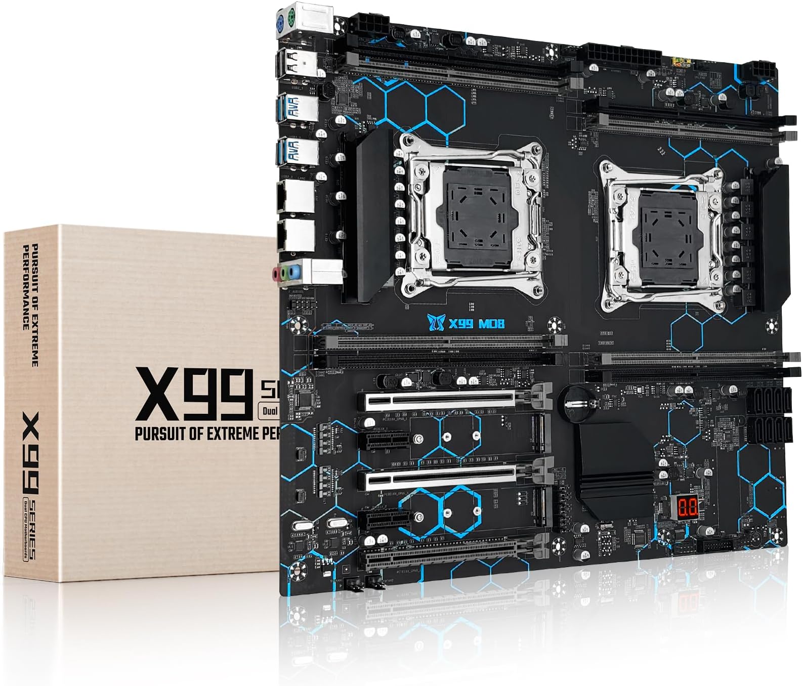 Amazon.com: JUXIESHI X99 Dual Socket Motherboard LGA 2011-3 Support DDR4, MAX 256GB, NVMe/SATA M ...