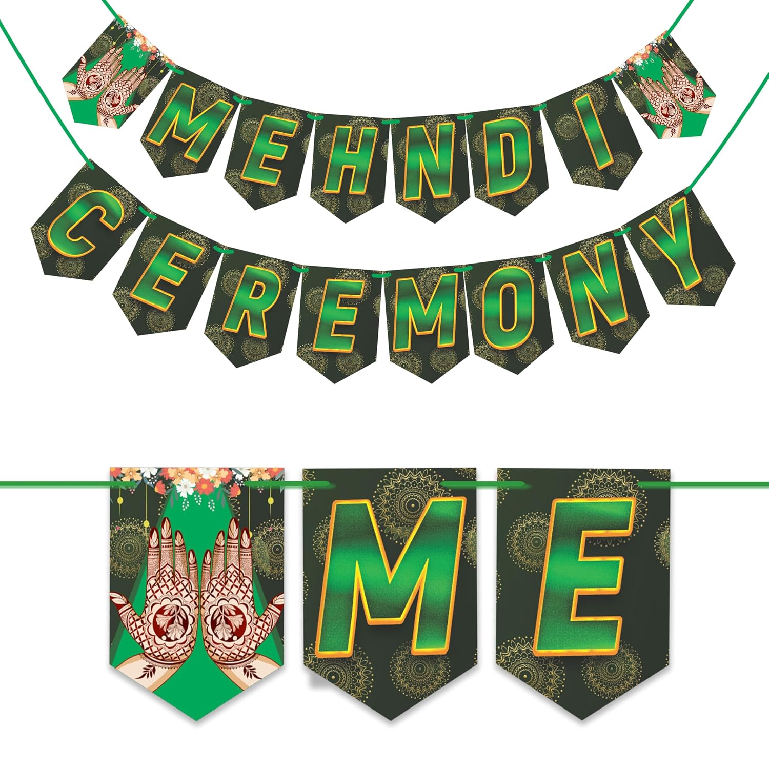 Wobbox Mehndi Banner for Bride, Mehendi Ceremony Banner, Mehandi ...