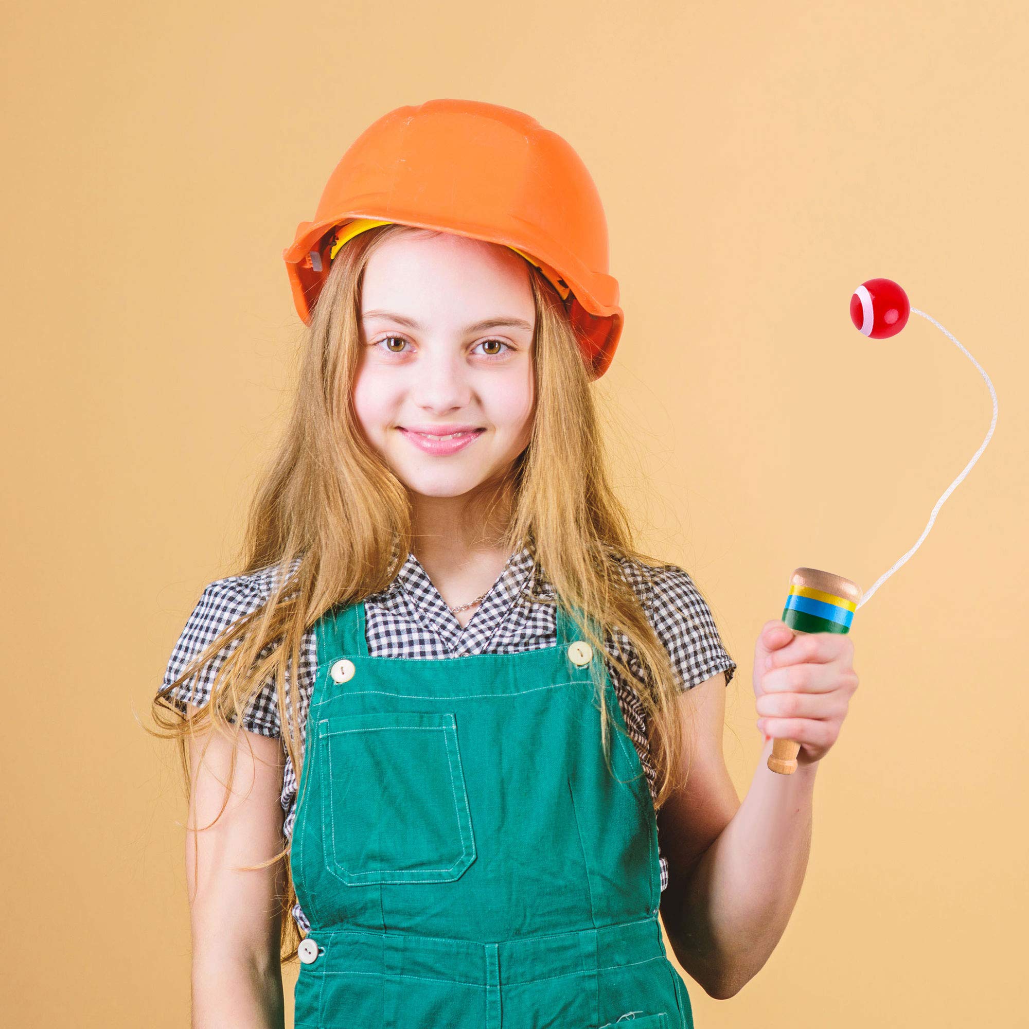 Snapklik.com : Haconba 8 Packs Wooden Catch Ball Game Ball Catching Cup ...