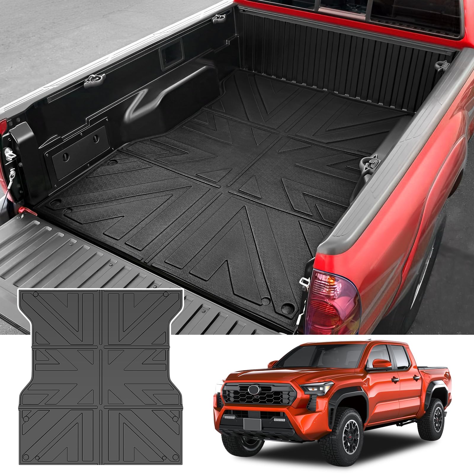Amazon.com: JTYZSM Truck Bed Mat for 2024 2025 Toyota Tacoma 5FT Short ...