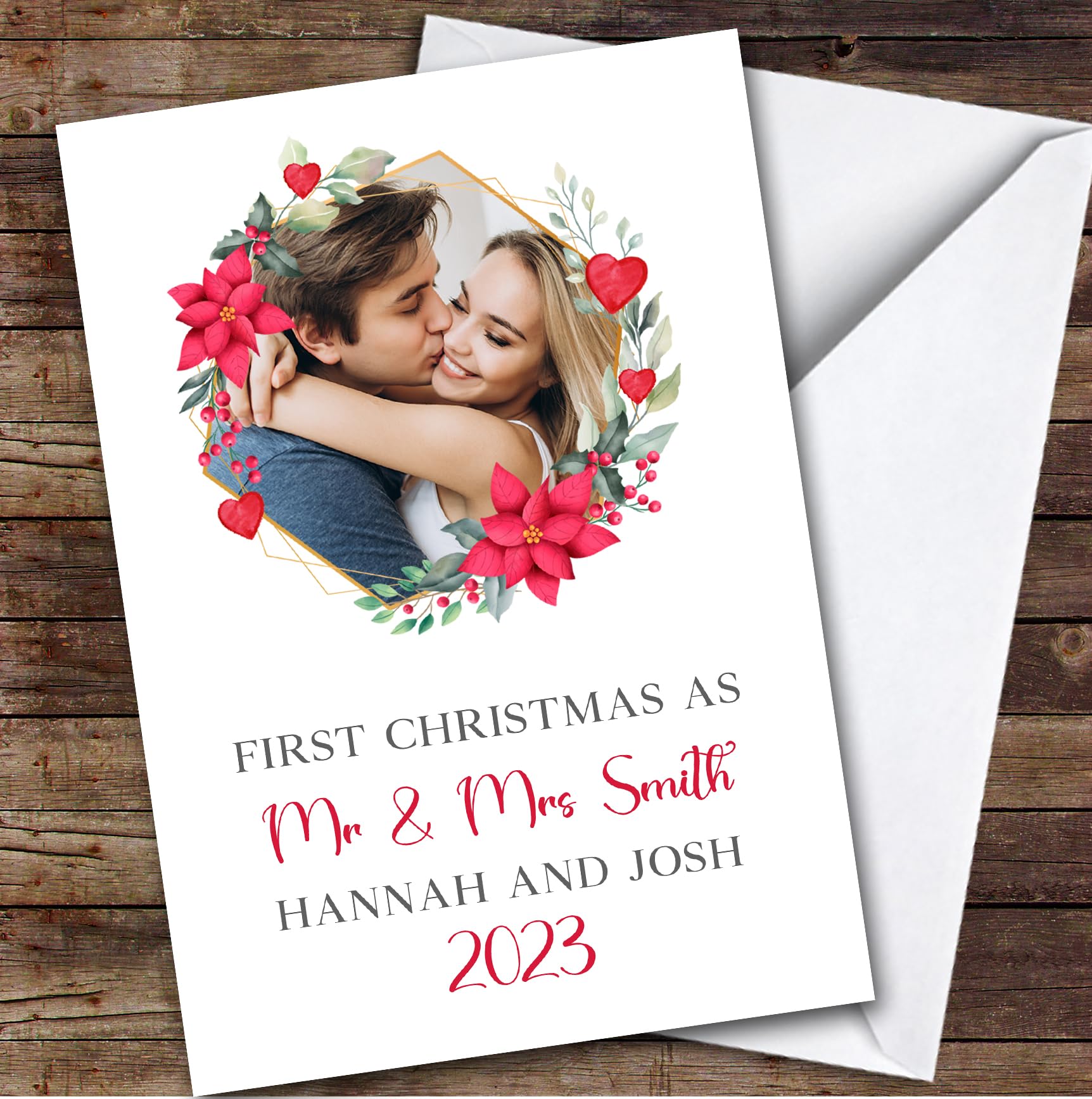 First Married Christmas Card
