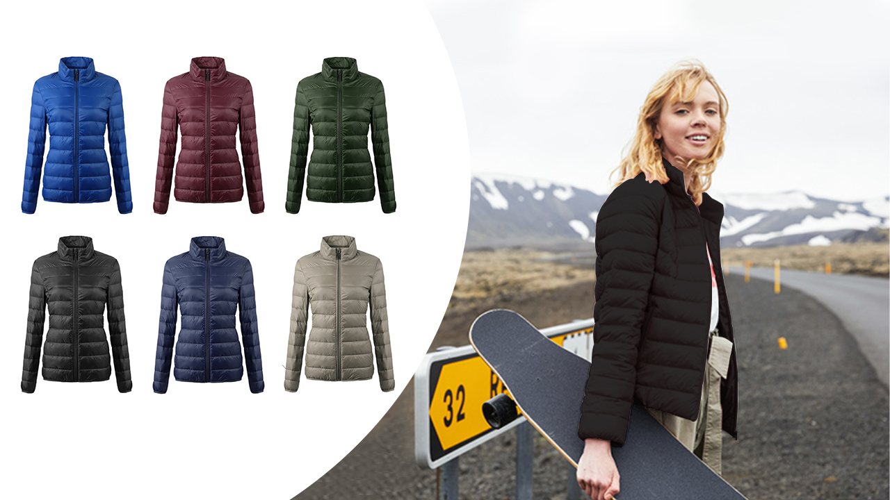 Watch Women's Packable Puffer Down Jacket II Lightweight on Amazon Live