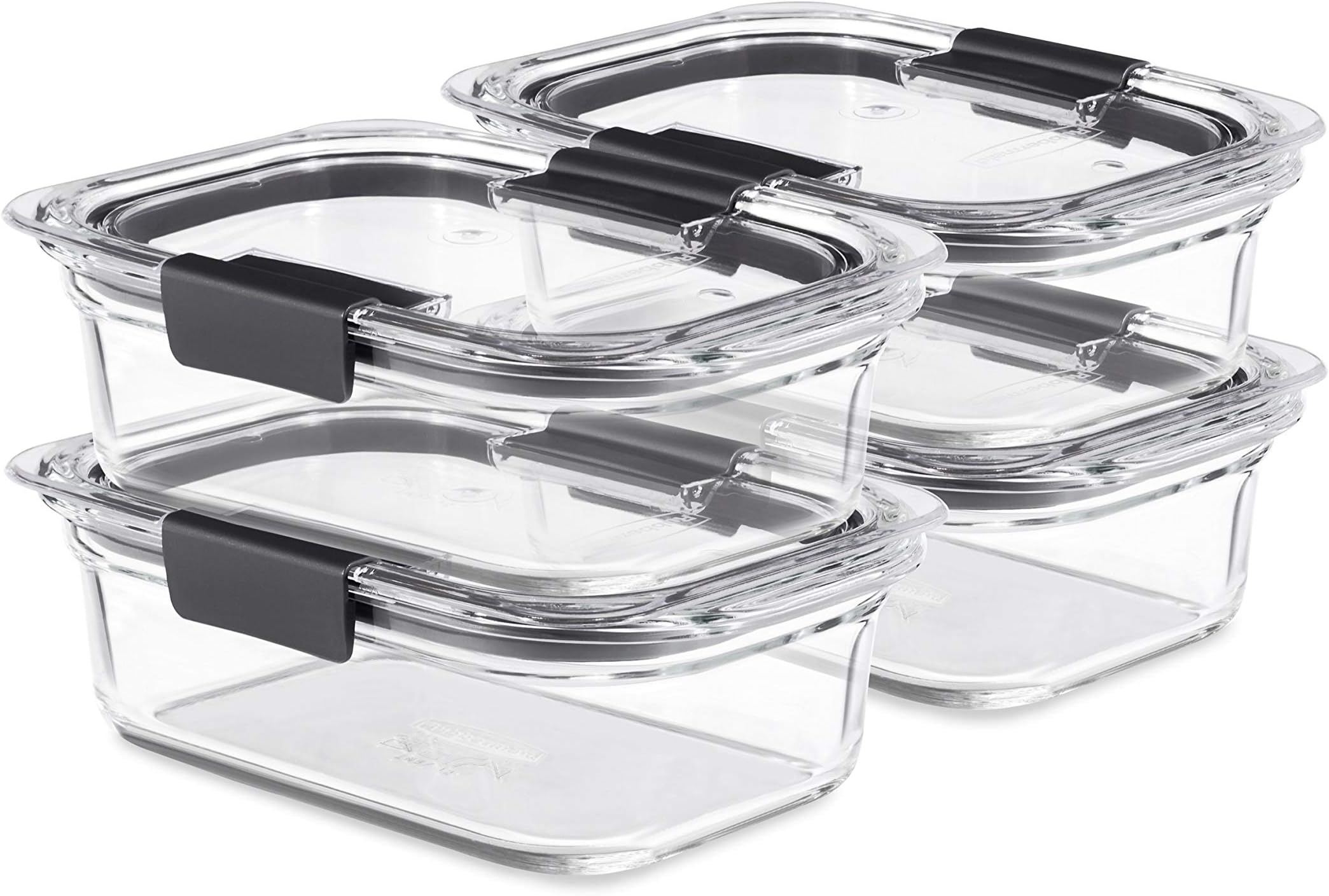Amazon.com: FineDine 24 Piece Glass Storage Containers with Lids - Leak ...