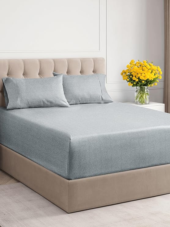 Amazon.com: Extra Deep Pocket Queen Sheets - 4 Piece Breathable ...