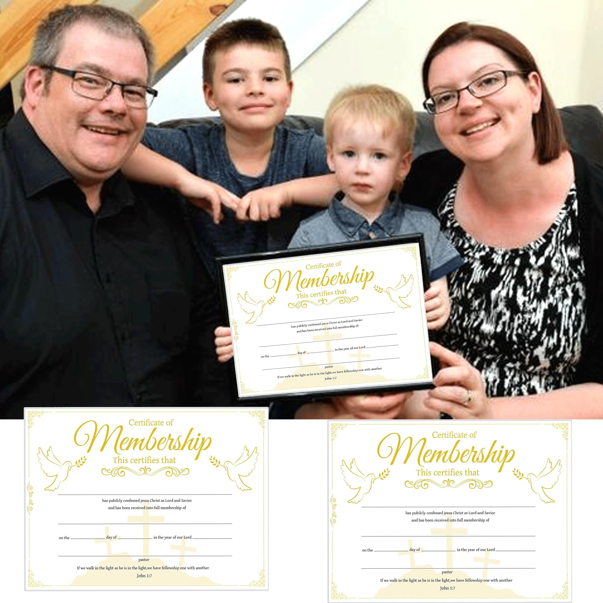 Snapklik.com : Church Membership Certificate