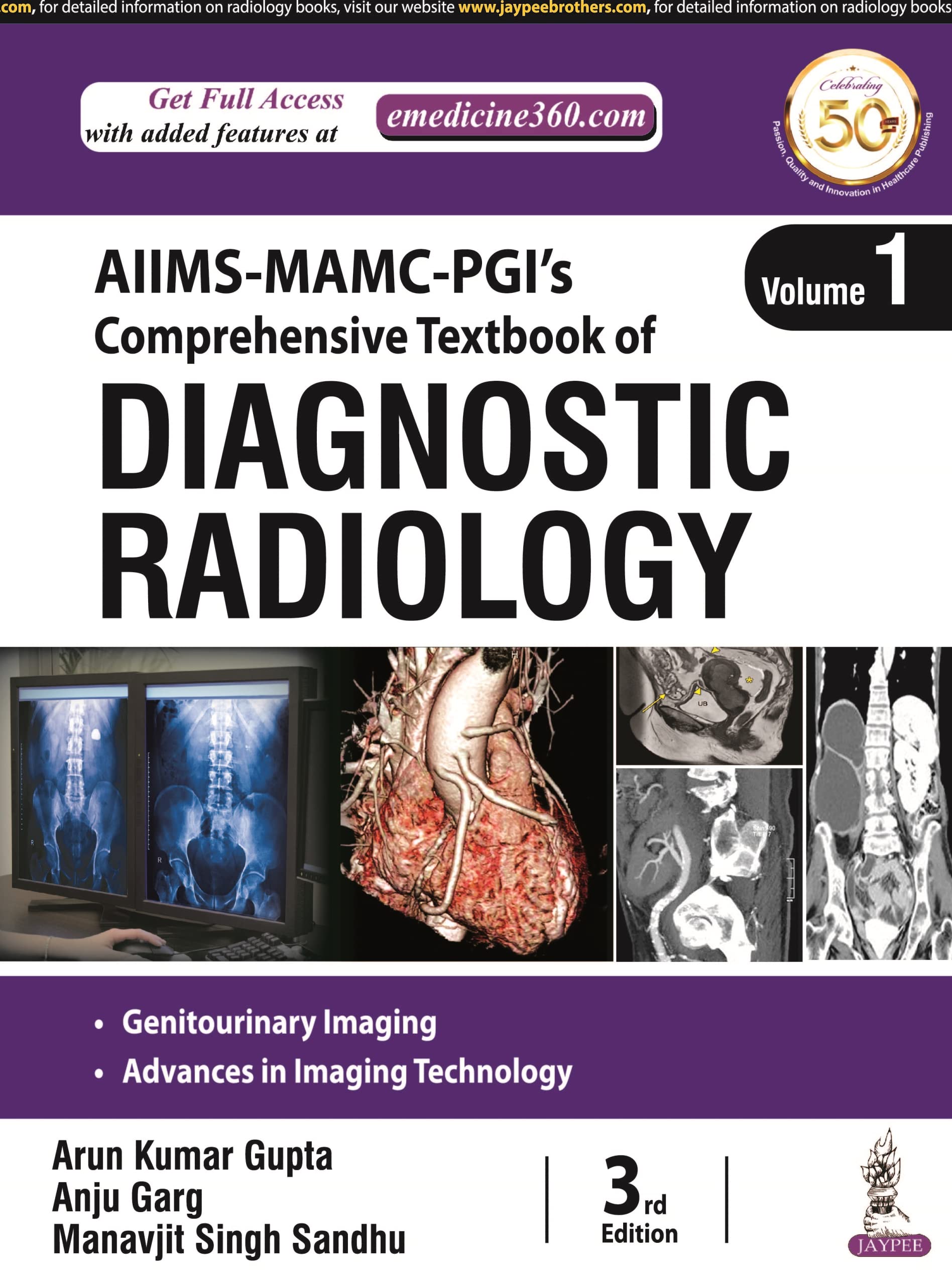 Buy AIIMS-MAMC-PGI’s Comprehensive Textbook of Diagnostic Radiology (4 ...