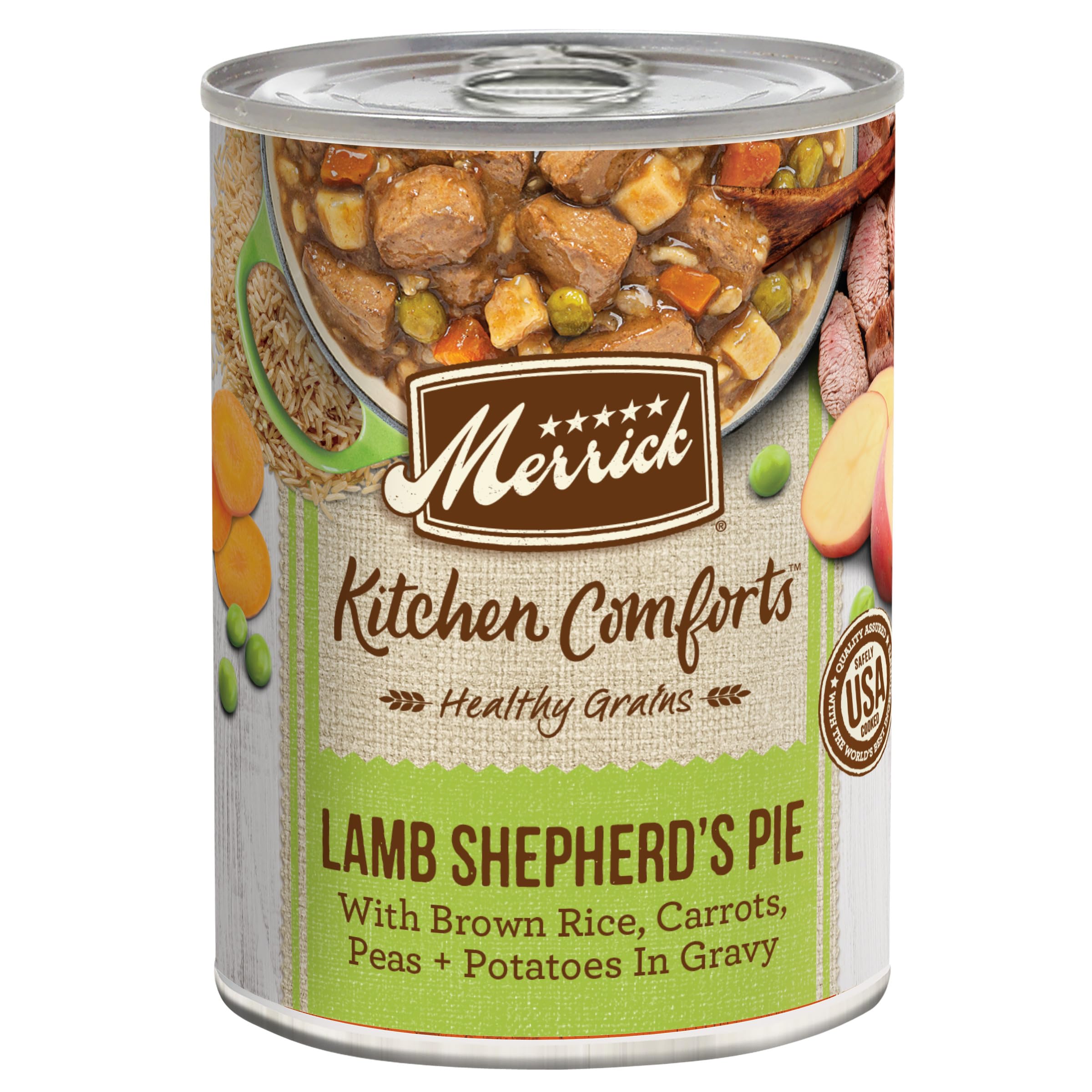 Amazon.com : Merrick Kitchen Comforts Healthy Natural Canned Adult Dog ...