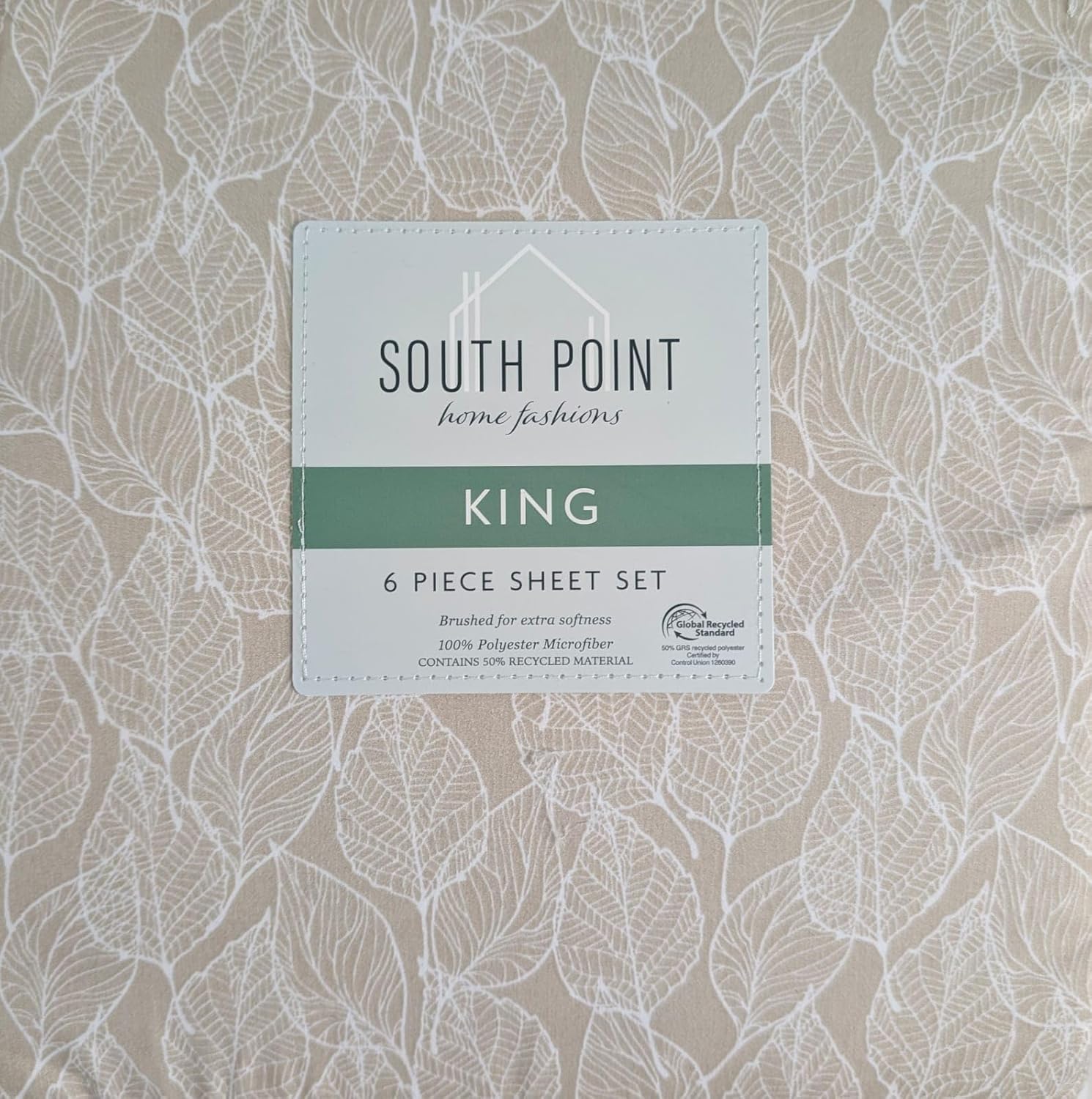 Amazon.com: South Point Home Fashions 6-Piece Printed Sheet Set - Queen ...