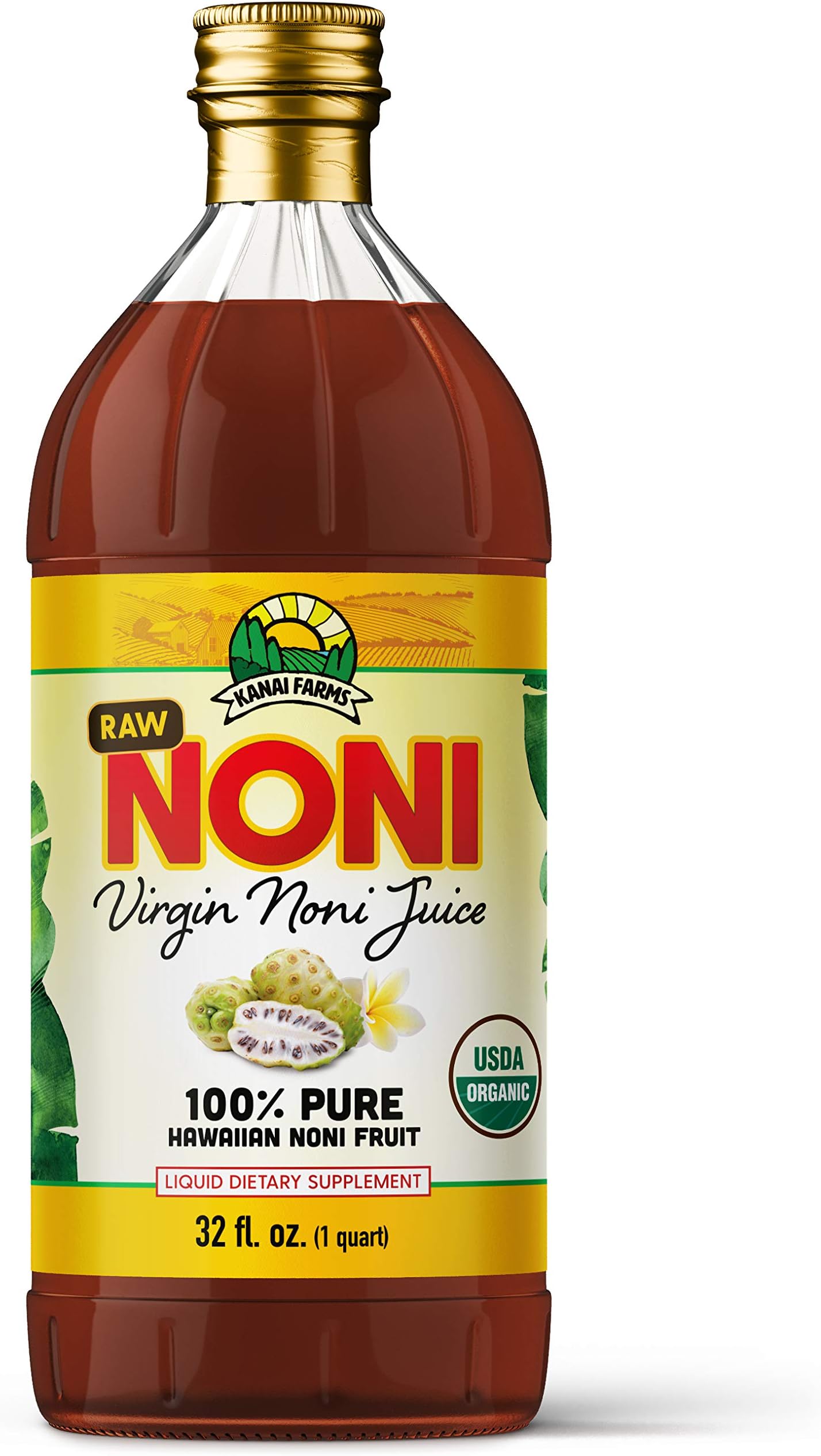 Amazon.com : Puna Noni Naturals - 100% Pure Hawaiian Noni Juice 32oz ...