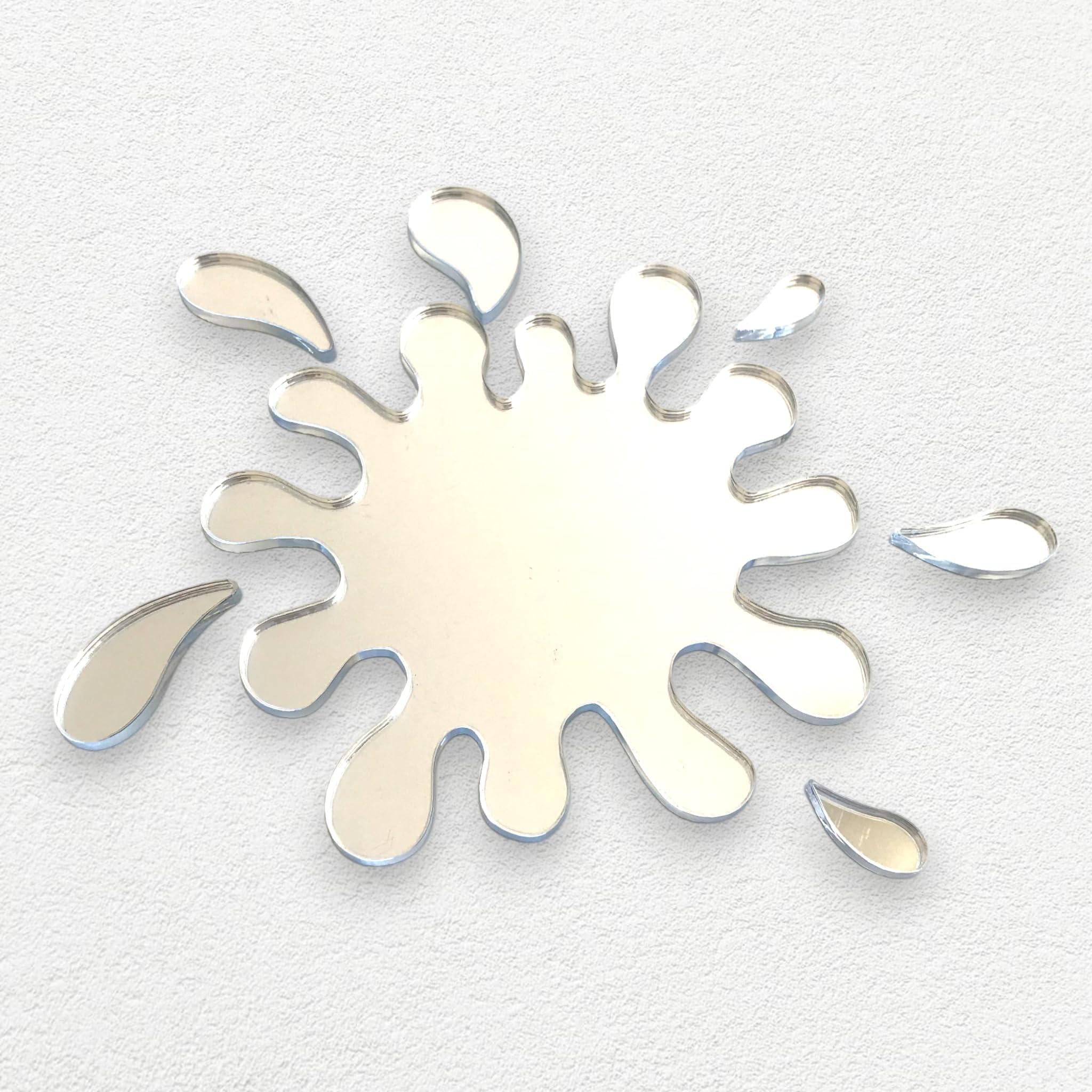 Super Cool Creations Puddle Mirror 35cm x 32cm and 6 Splashes : Amazon ...