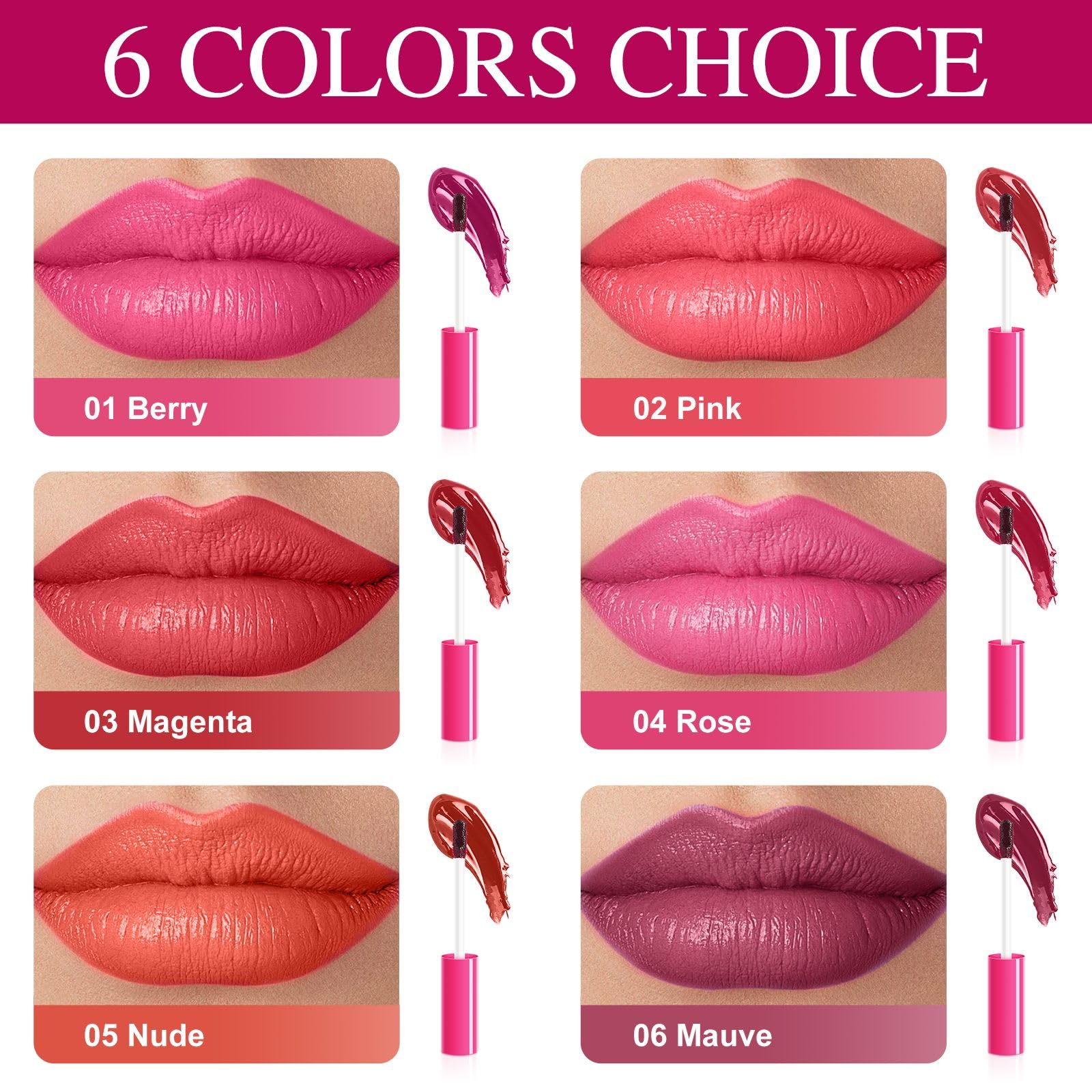 Snapklik.com : Lip Stain Peel Off, Lip Liner Long Lasting Waterproof ...