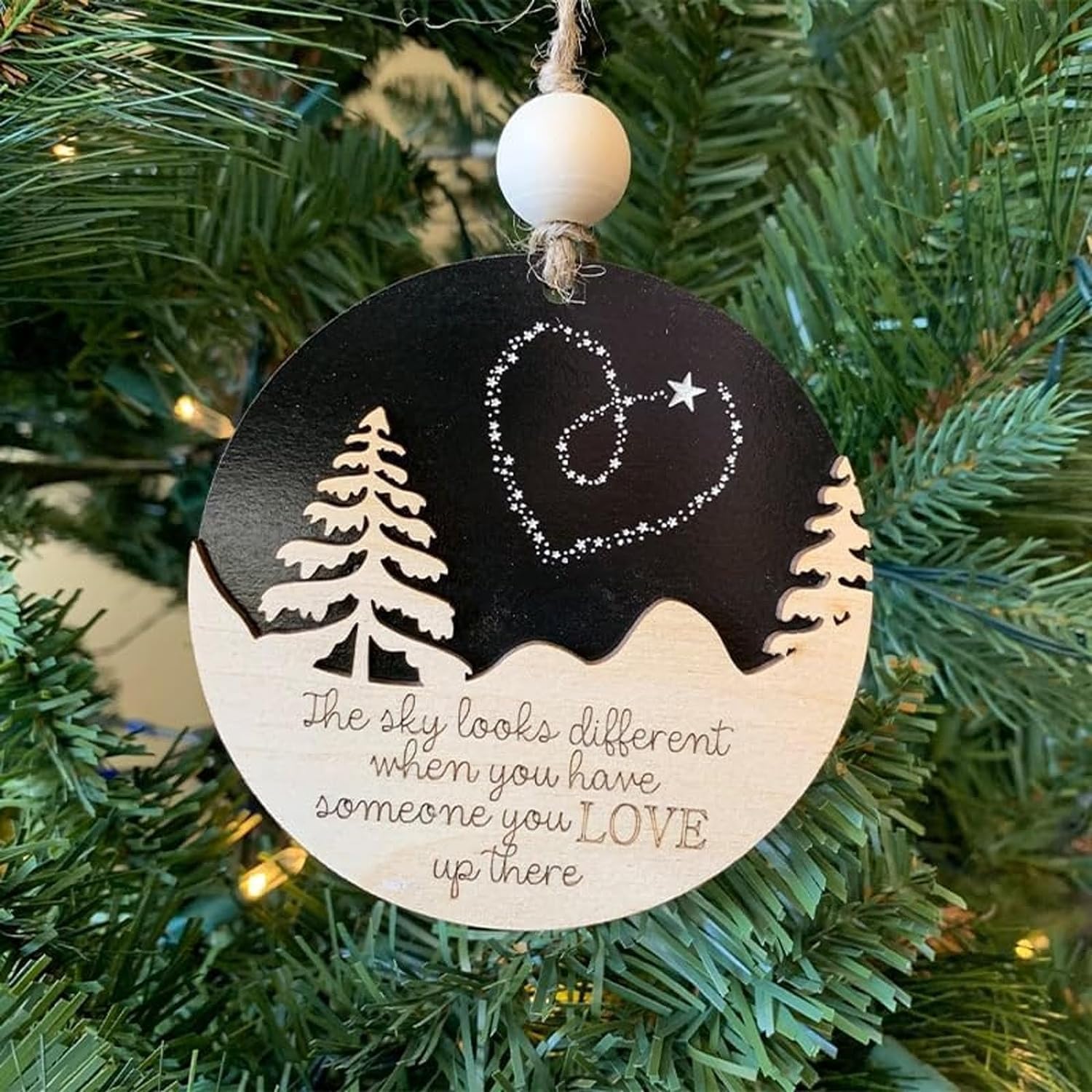 Adorno De Feliz Navidad Desde El Cielo