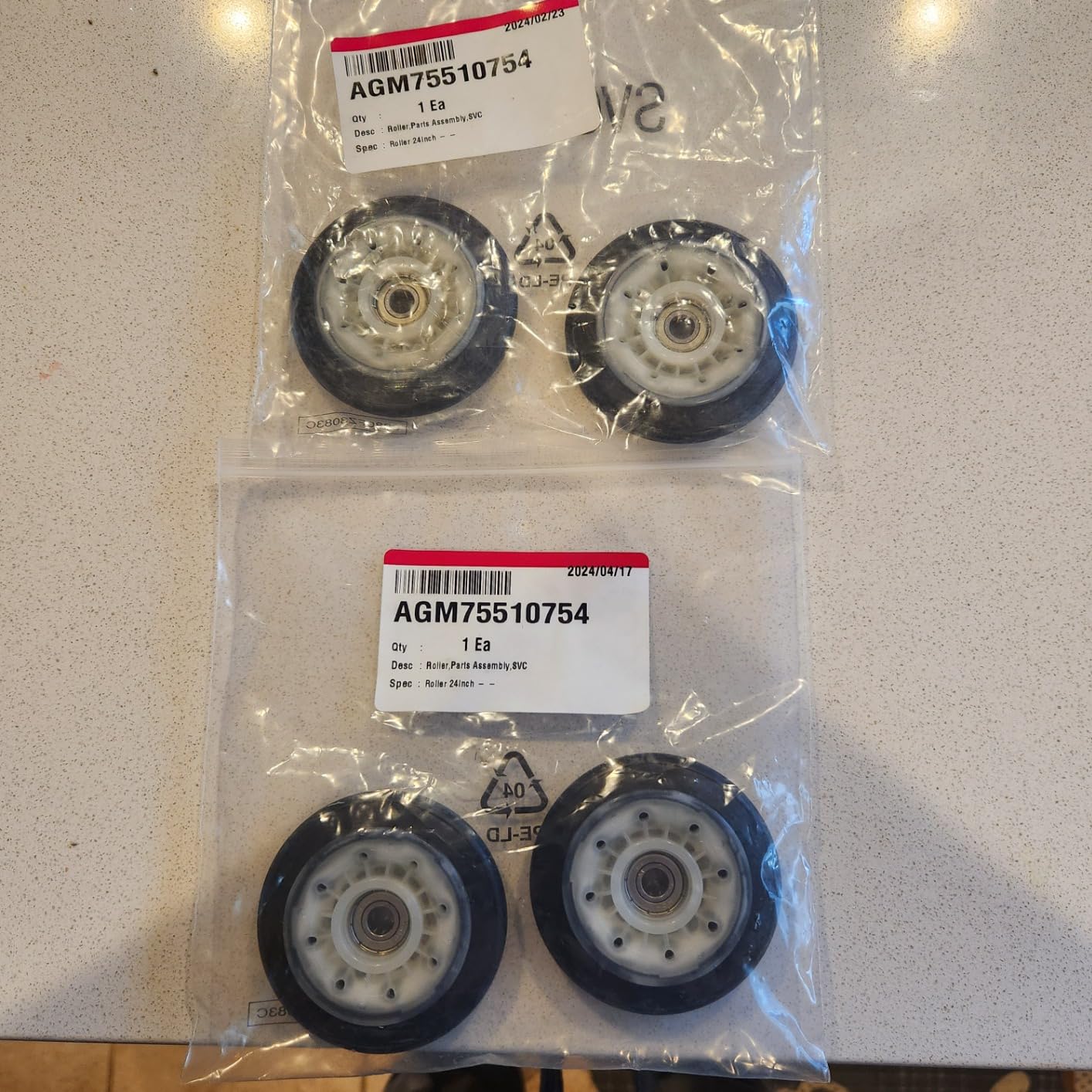 Amazon.com: LG AGM75510755 Drum Roller Assembly : Appliances