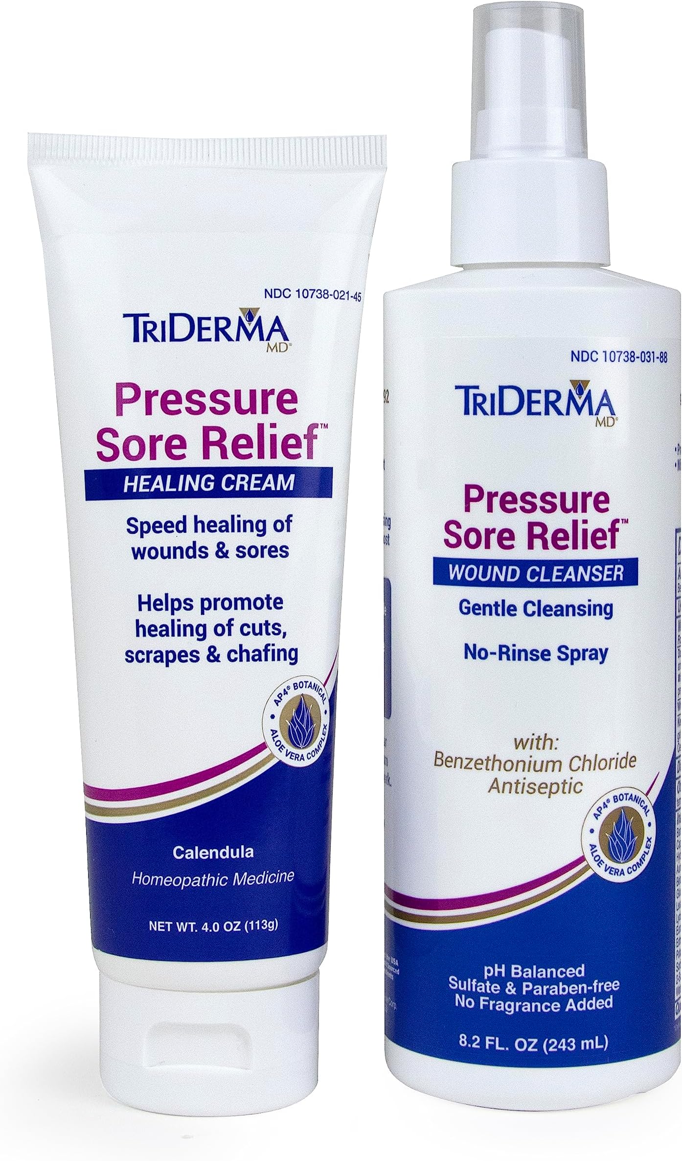Amazon.com: TriDerma MD Pressure Sore Relief Healing Cream & Wound ...