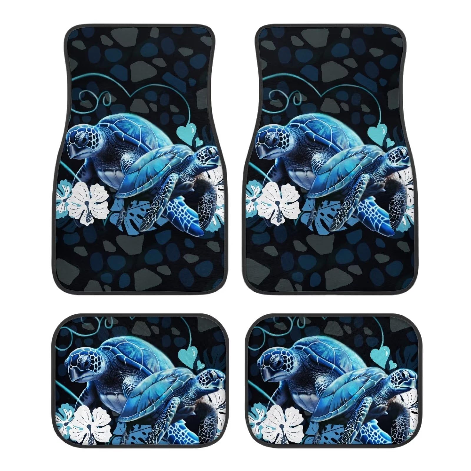 Amazon.com: FUIALDOLG Automotive Floor Mats Car Floor Mats with 4 ...