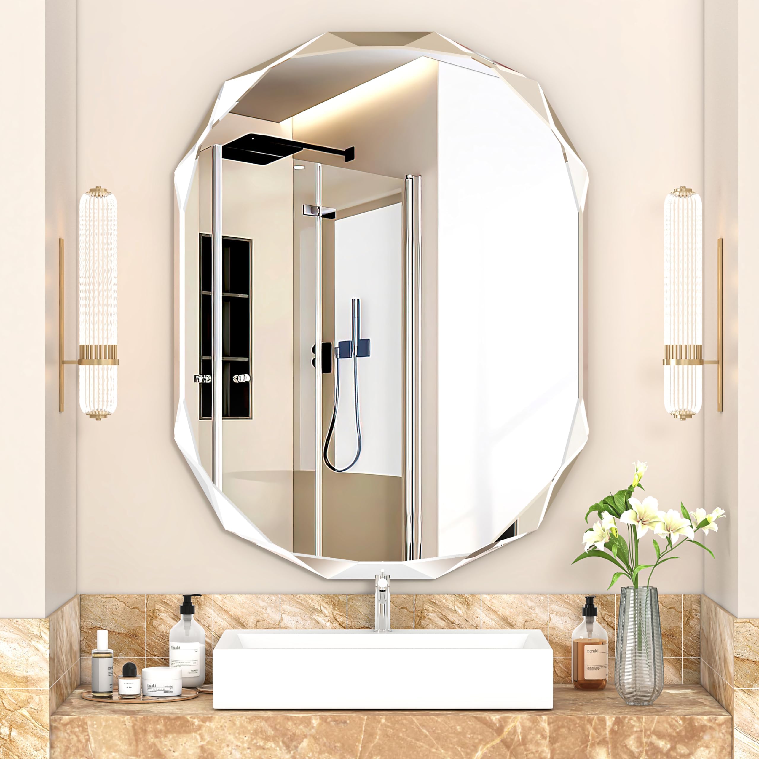Amazon.com: Elara - 43 inch Mirror : Home & Kitchen