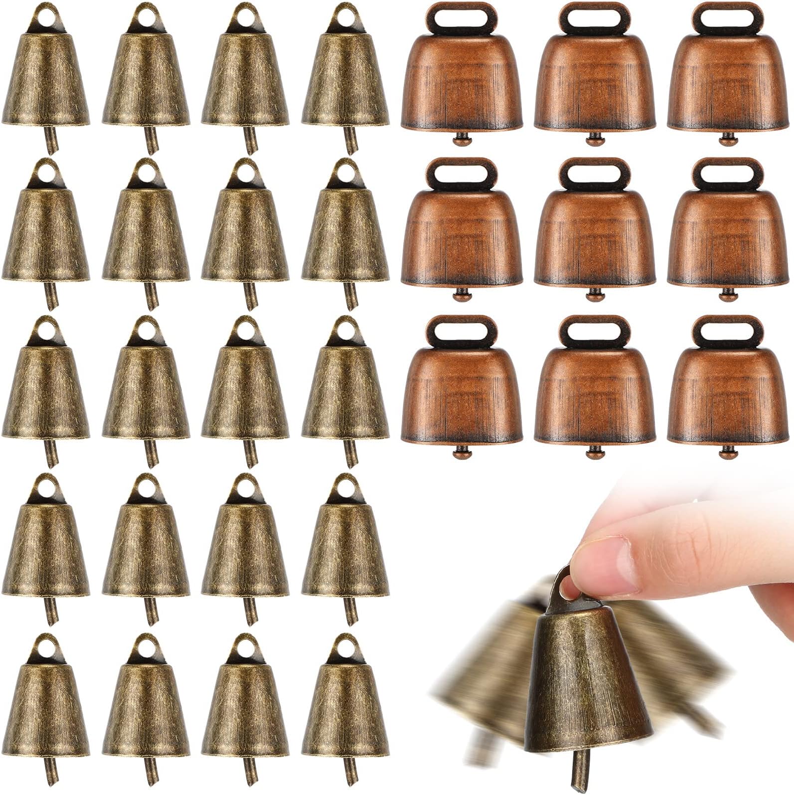 Amazon.com: GXXMEI 18PCS Cow Horse Sheep Grazing Copper Bells Cattle ...