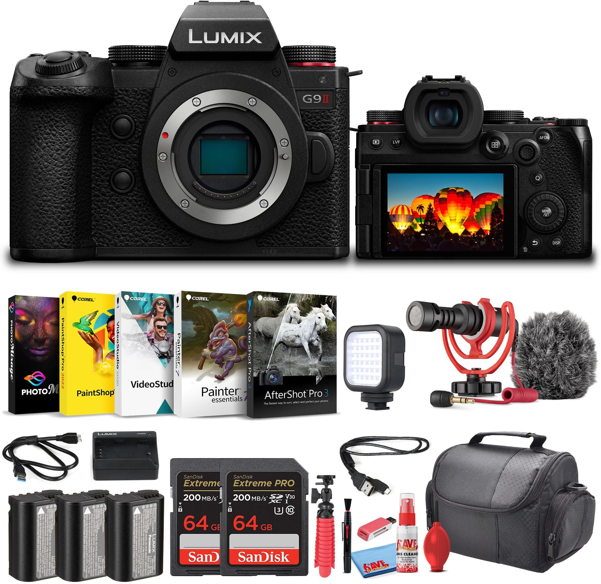Amazon.com : Panasonic Lumix G9 II 25.2MP Digital Mirrorless Camera ...