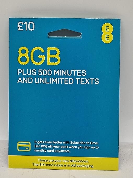 EE Pay As You Go 3-in-1 SIM card: Amazon.co.uk: Electronics & Photo