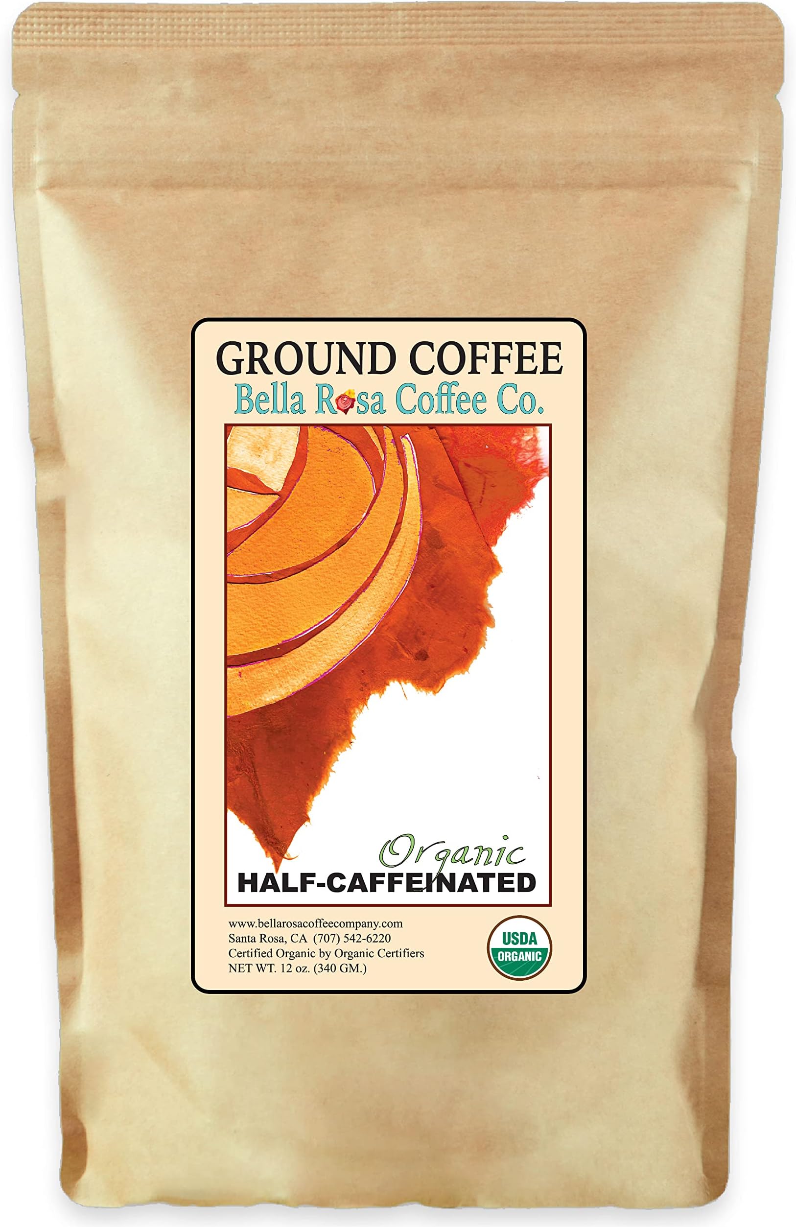 Amazon.com : Organic Morning Star, 12 oz. Fresh Ground Coffee, Medium ...