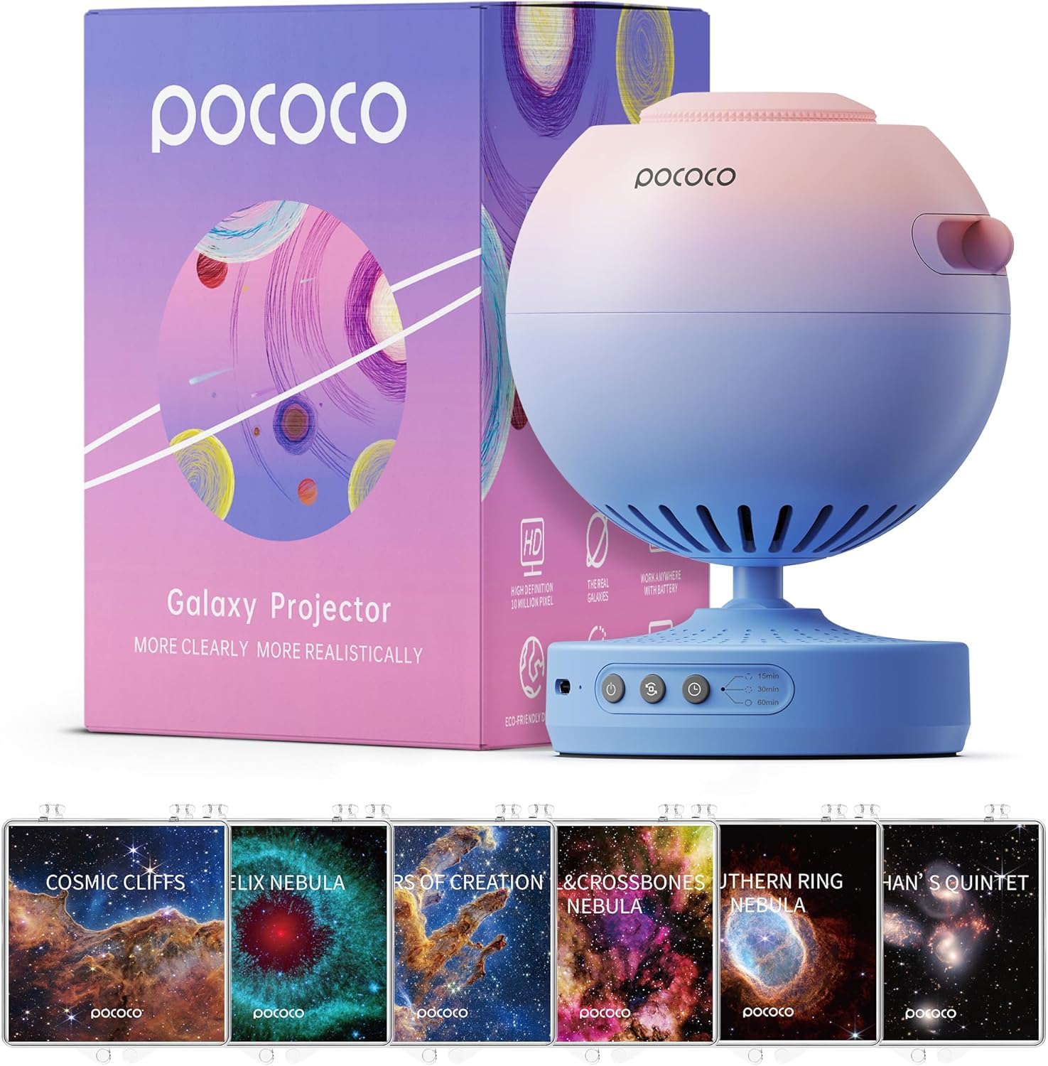 Amazon.com: 【Limited Time Offer: 16% Off 】POCOCO Galaxy Projector ...